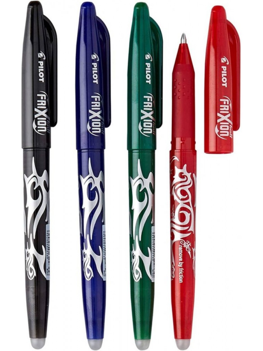 Pilot Pen Set 4 Japanese Erasable Colors Model BL-FR-S4N