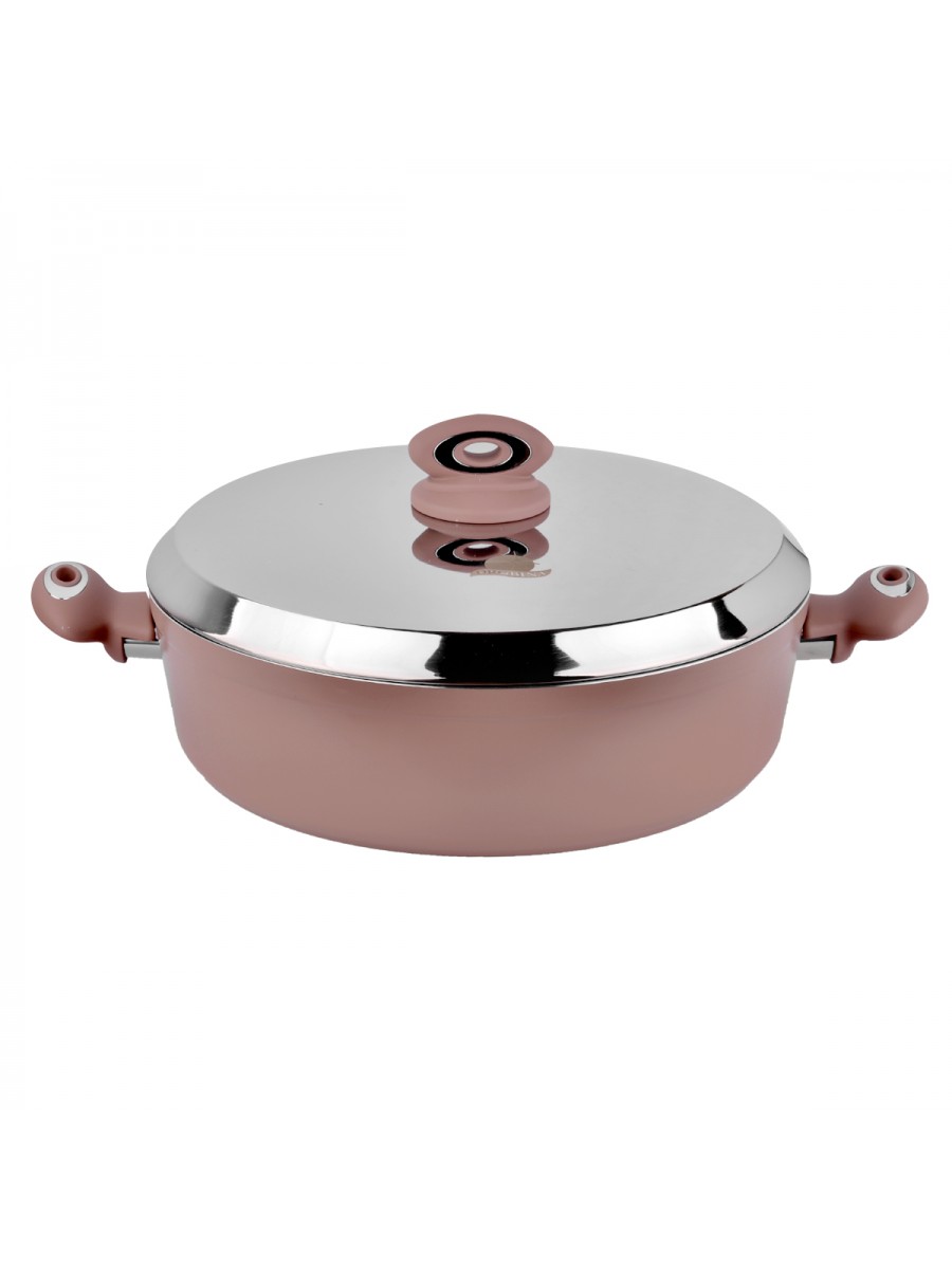 Turkish granite Cookware ( Cooking pot ) with stainless steel cover 34* ...