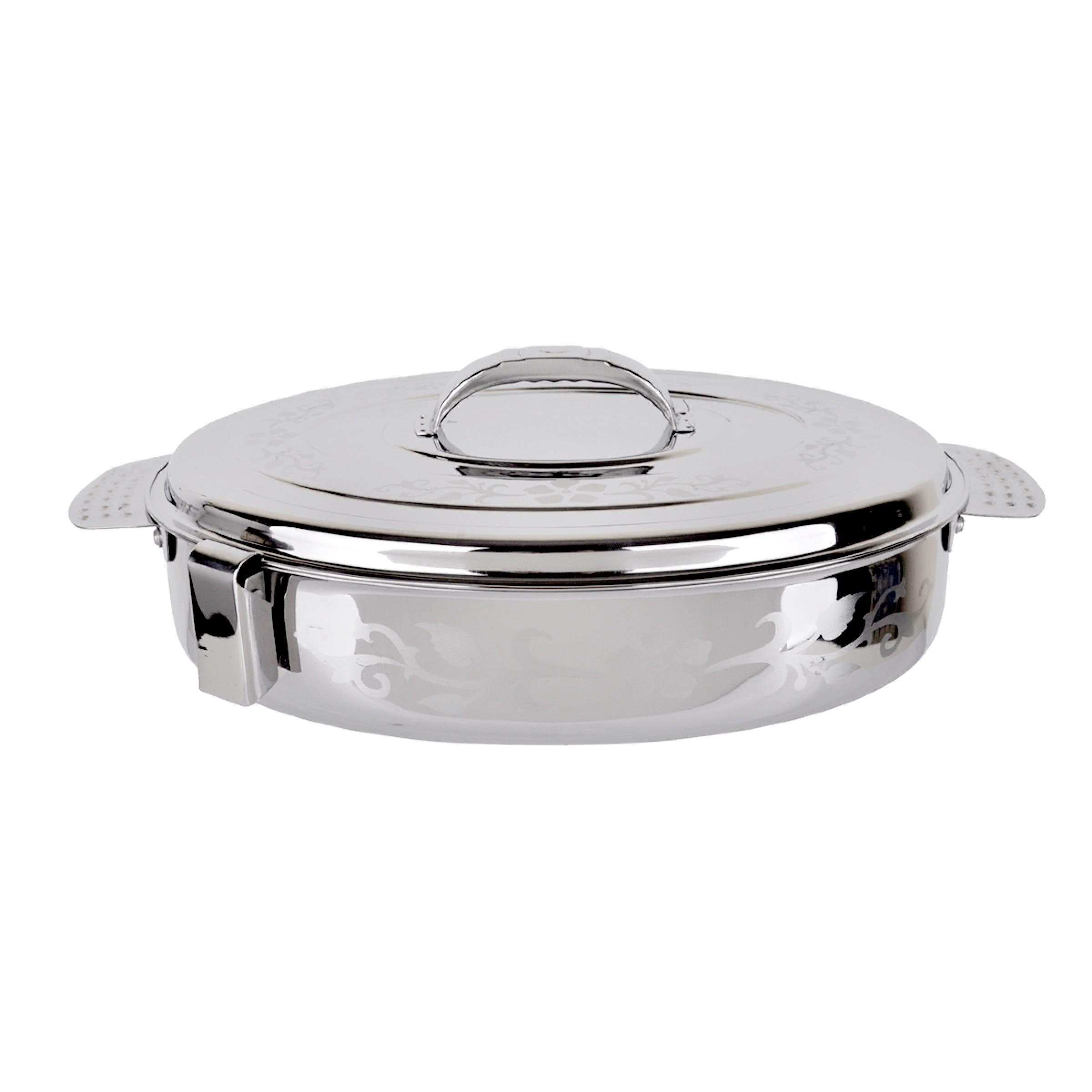 Maxima hot pot ,Oval shape - 2500 ml - stainless steel , Silver inscription