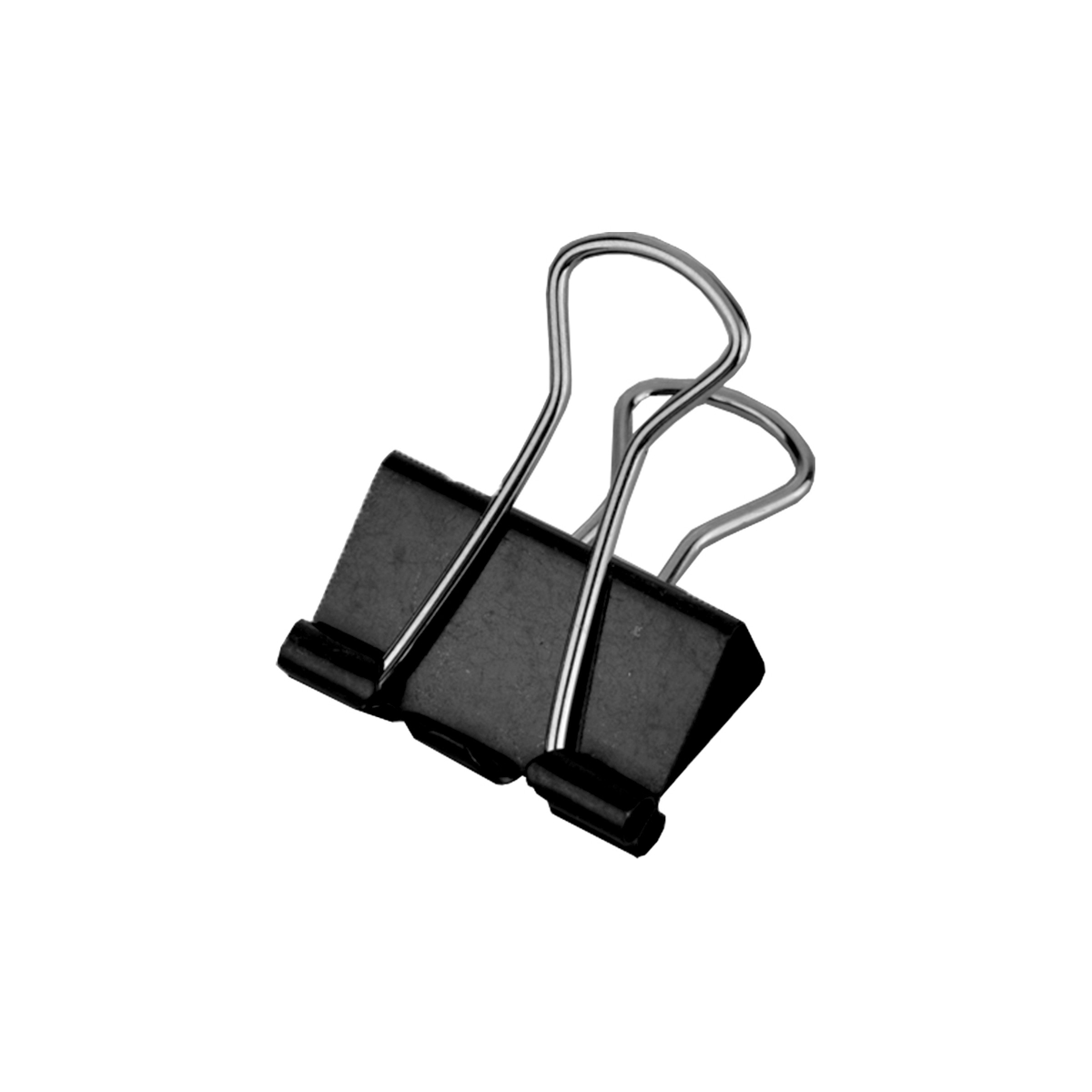 Binder clip Black , 19 mm - 725054
