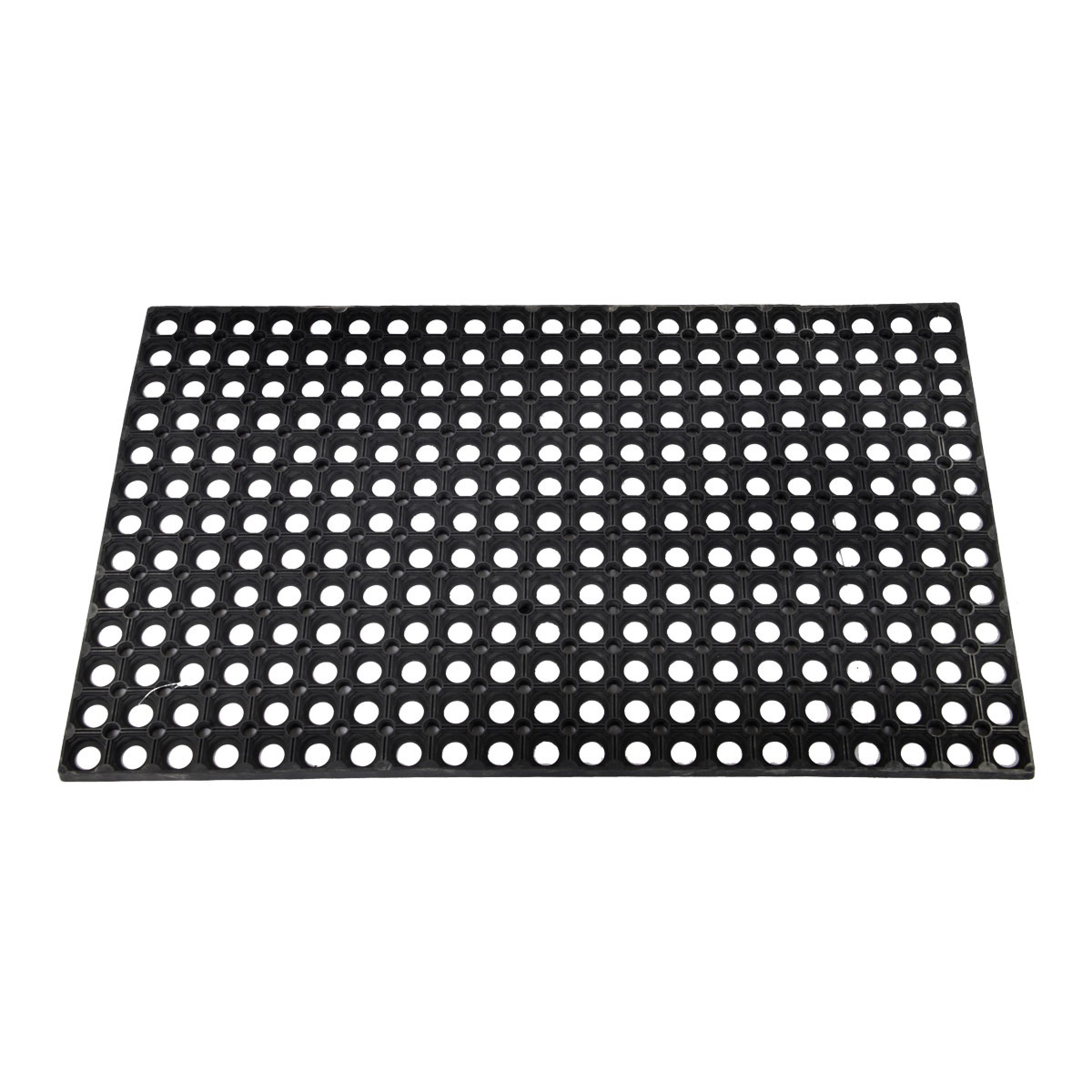 DOOR MAT , plastic - Multi use , 79 *48 cm , By my mart - black