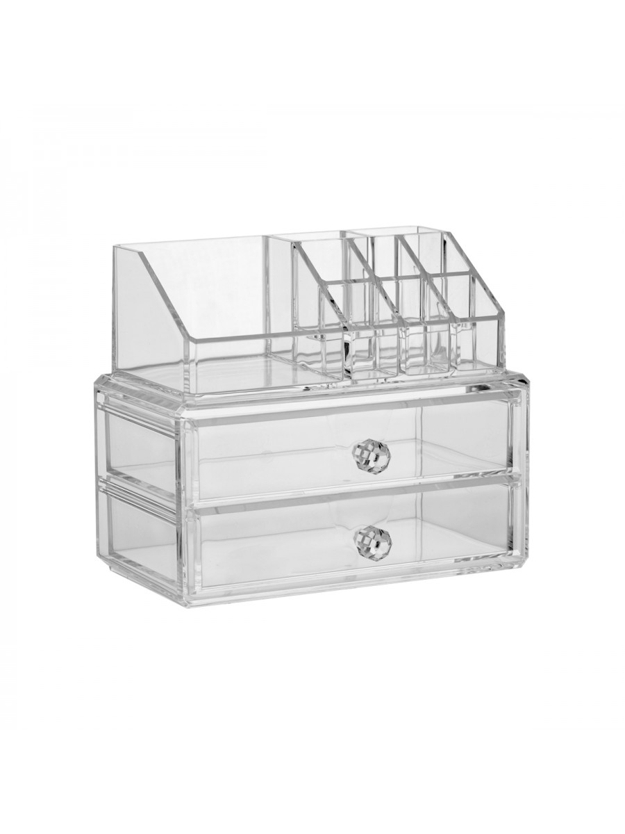 Acrylic Cosmetic Organizer/ Makeup Box WITH DRAWER 16891