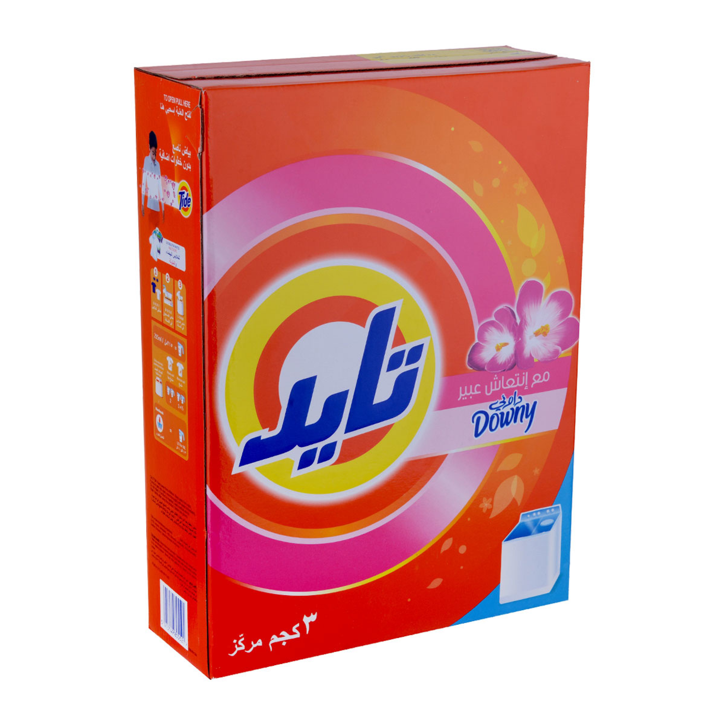 TIDE WITH DOWNY ESSENCE of freshness Detergent Powder , 3 KG concentrated