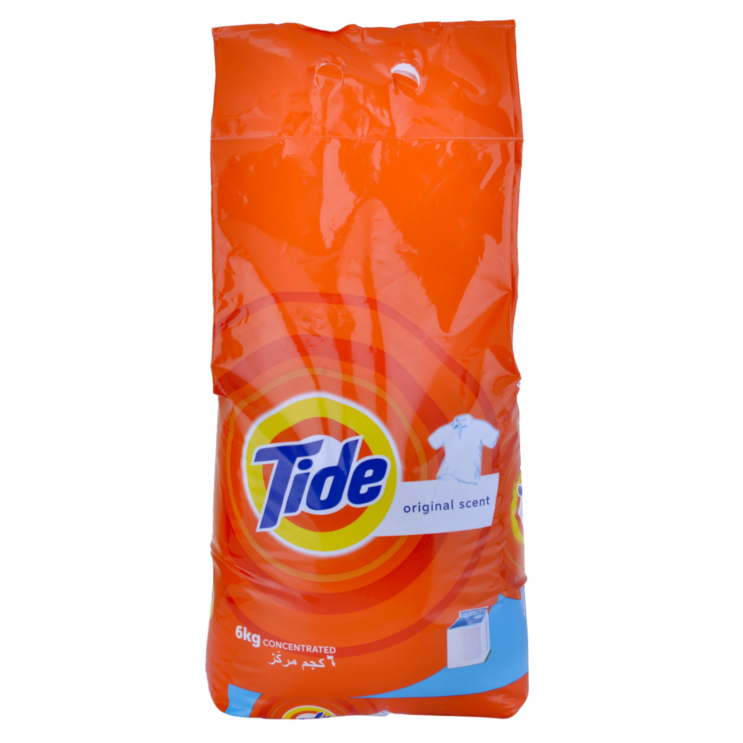 TIDE ORIGINAL SCENT Detergent Powder , 6 KG concentrated