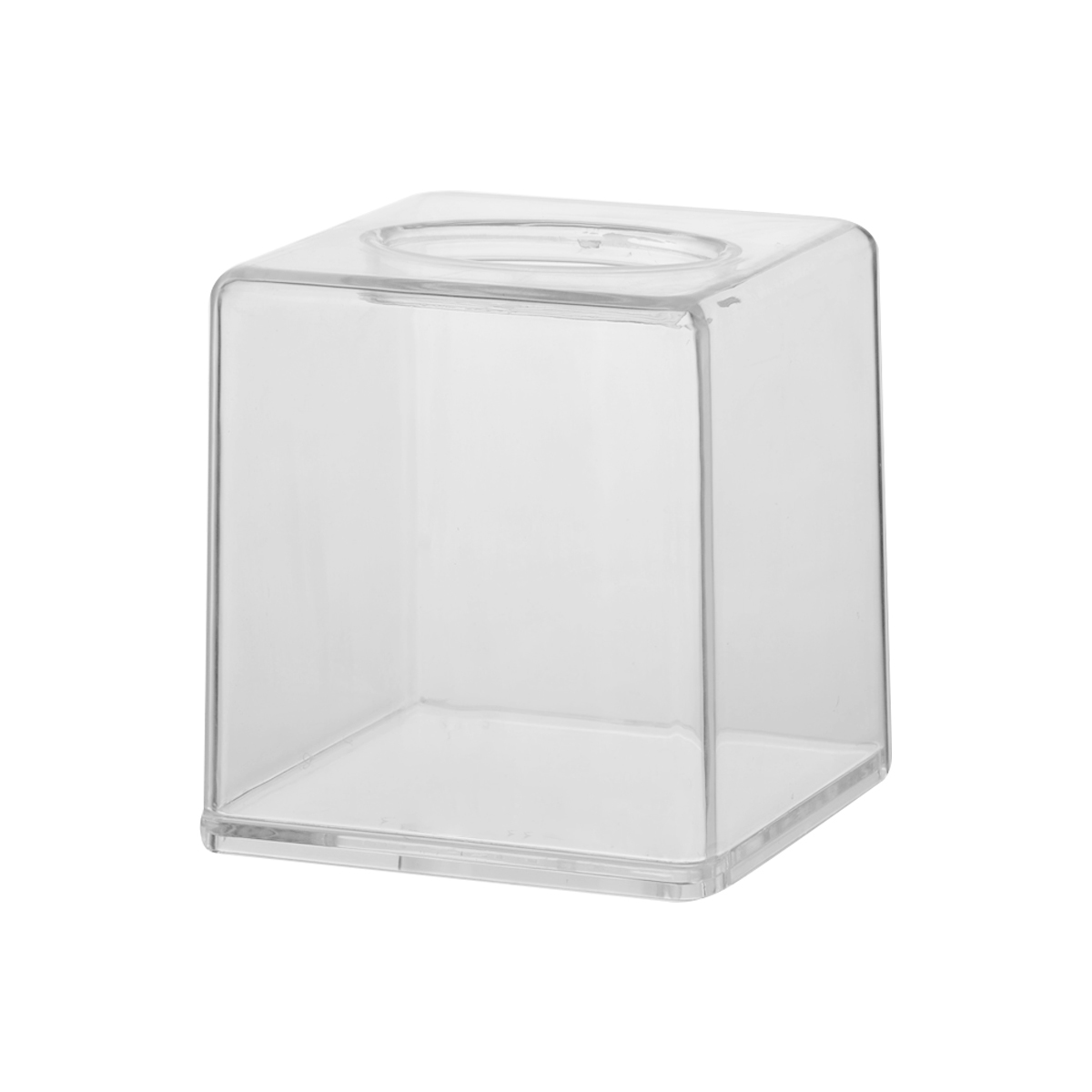 Square clear acrylic tissue box - YM-19572