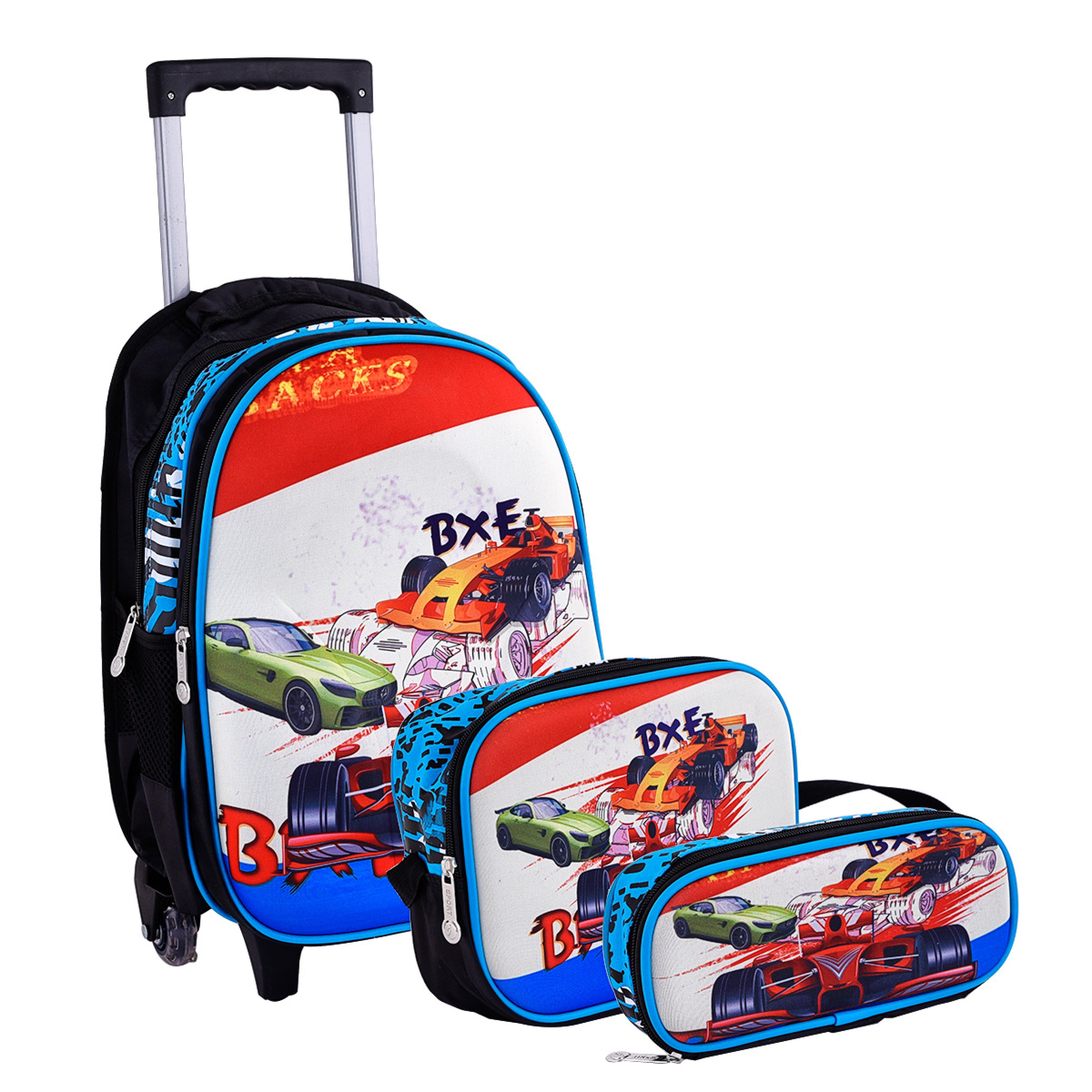 School backpack with wheels for students - 1002