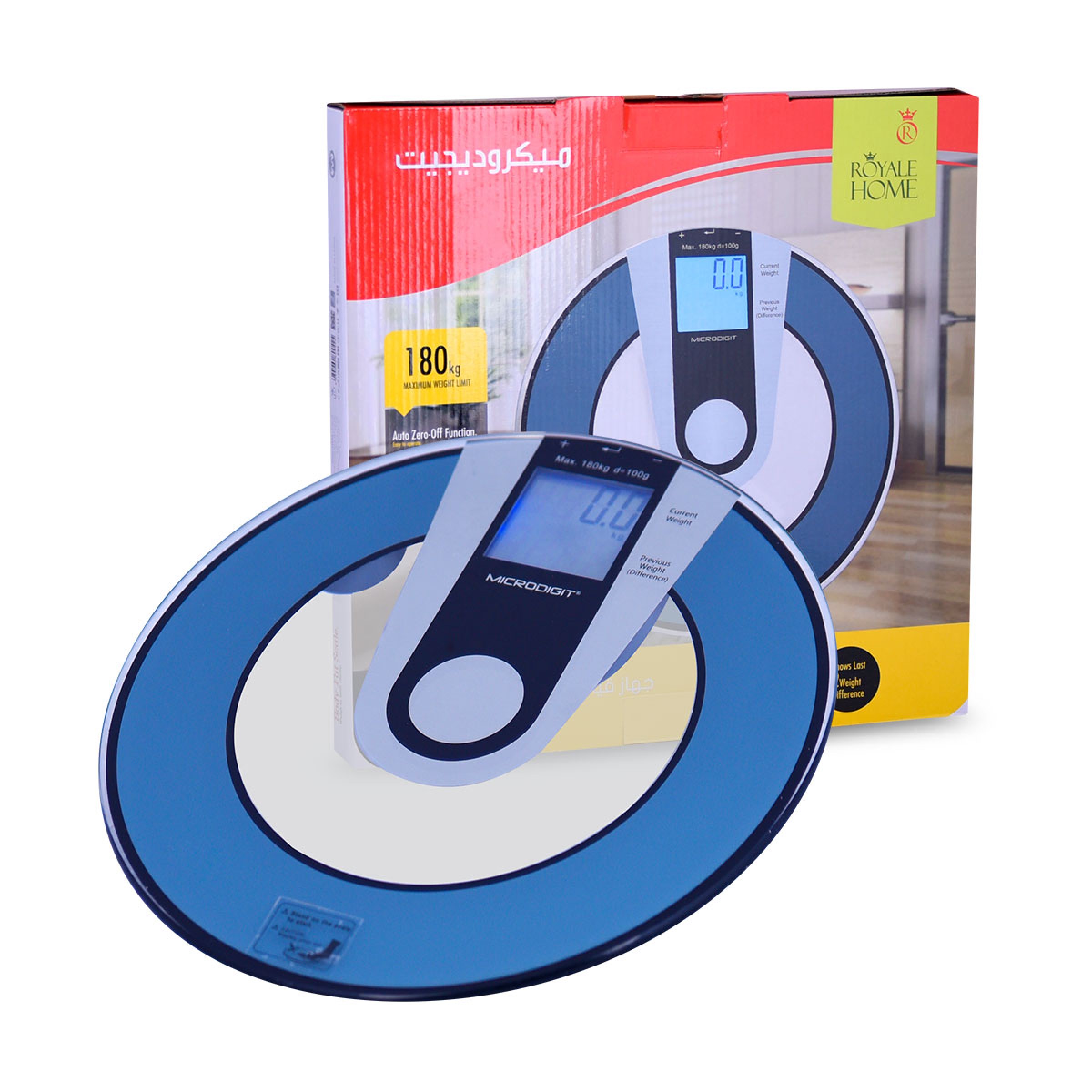 Microdigit Body Fat Scale - 180 Kg - MR042WM