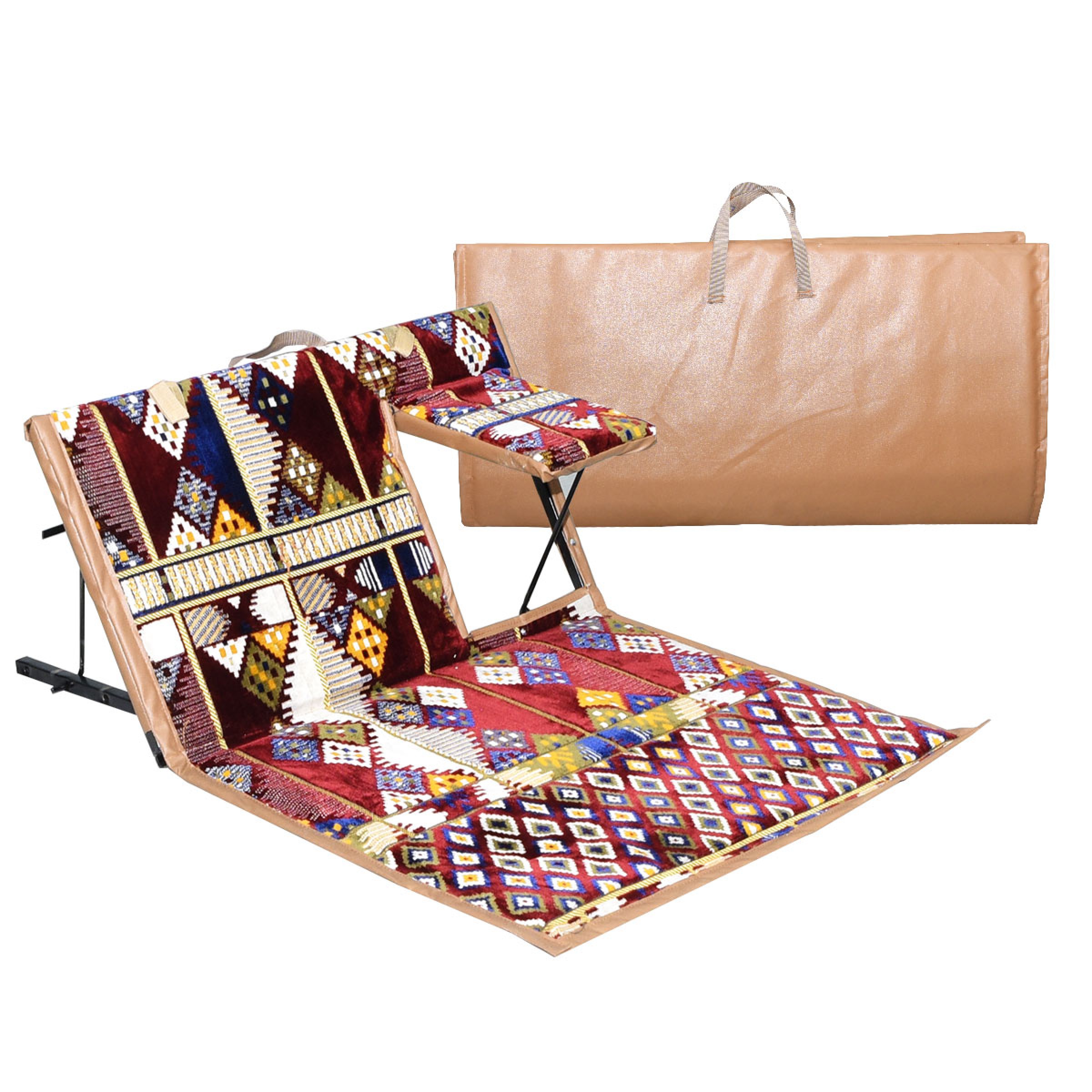 75cm Folding Floor Chair with Backrest, Multiple Colors