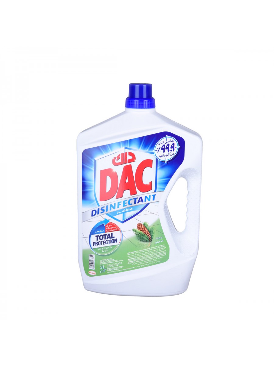 Dac Disinfectant And Pine Scent, 3 Liter,