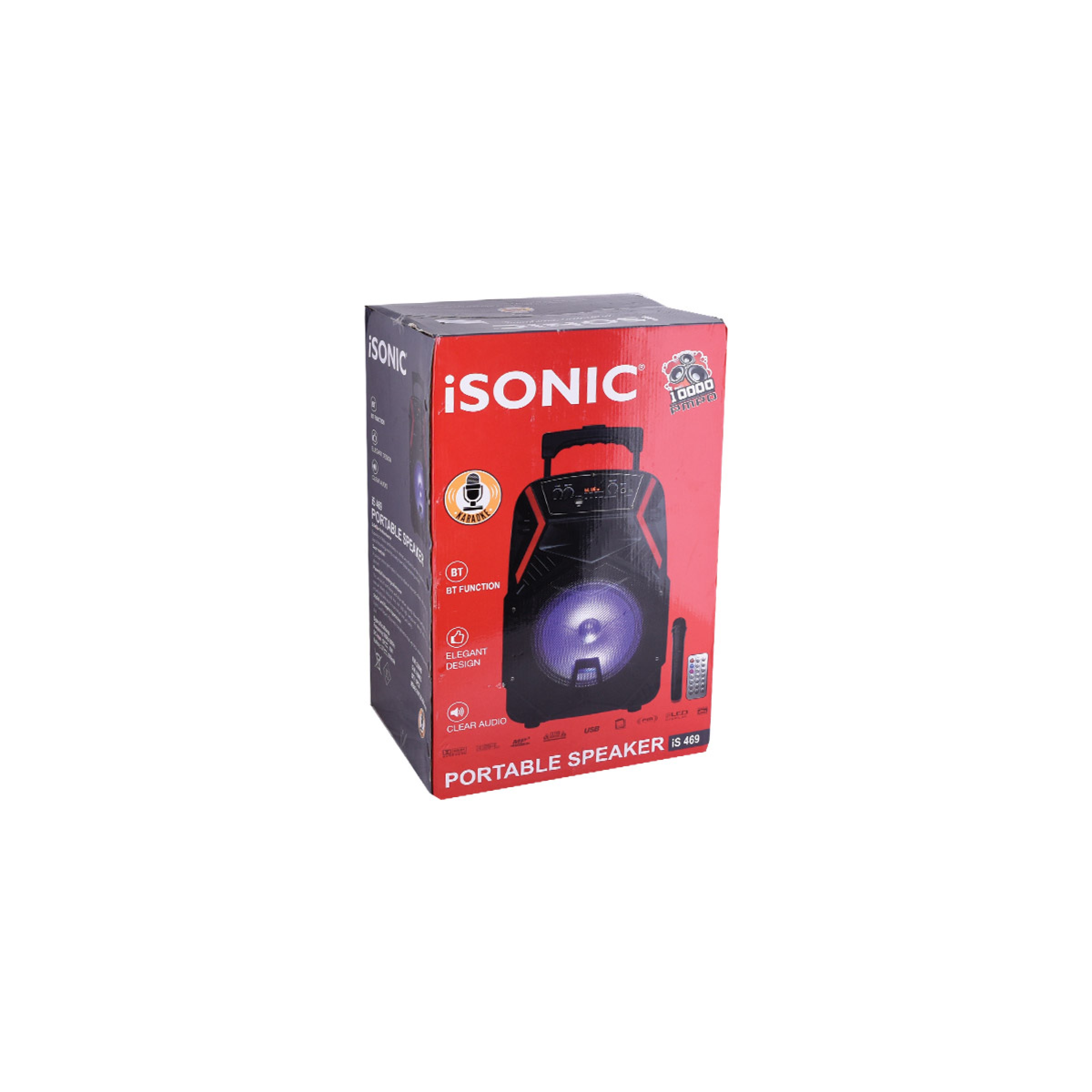 Portable Speaker Rechargeable 15 Watts - Isonic Model IS 469