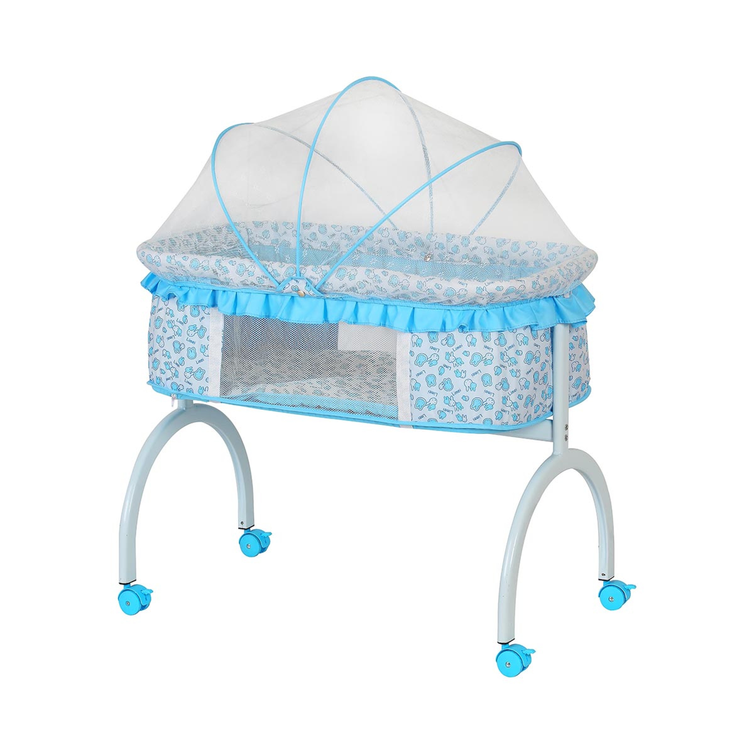 Baby Iron Baby Cot With Swing Number 279 Colors