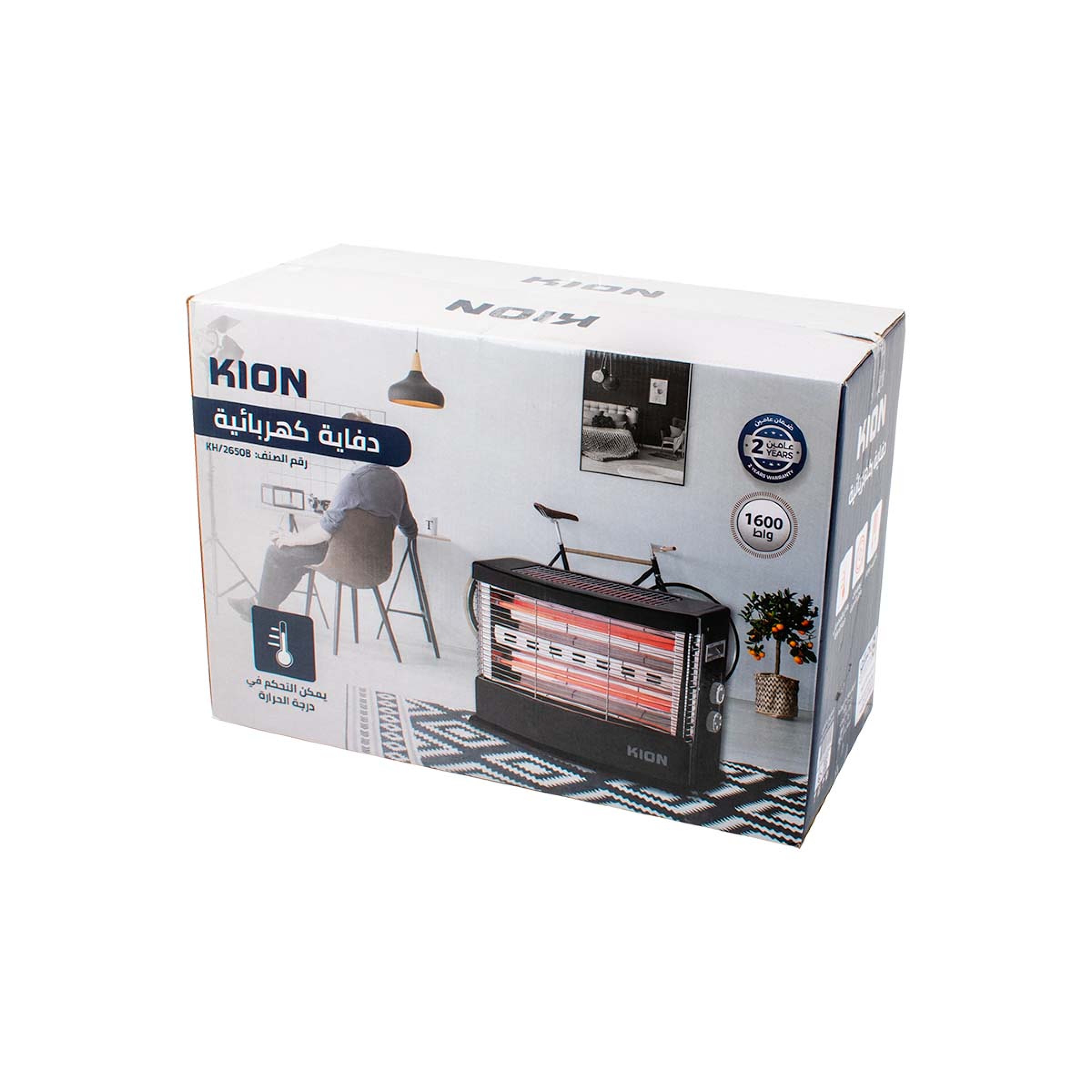 KION Electric Heater 1600 Watts Model KH/2650B - KH/2650B