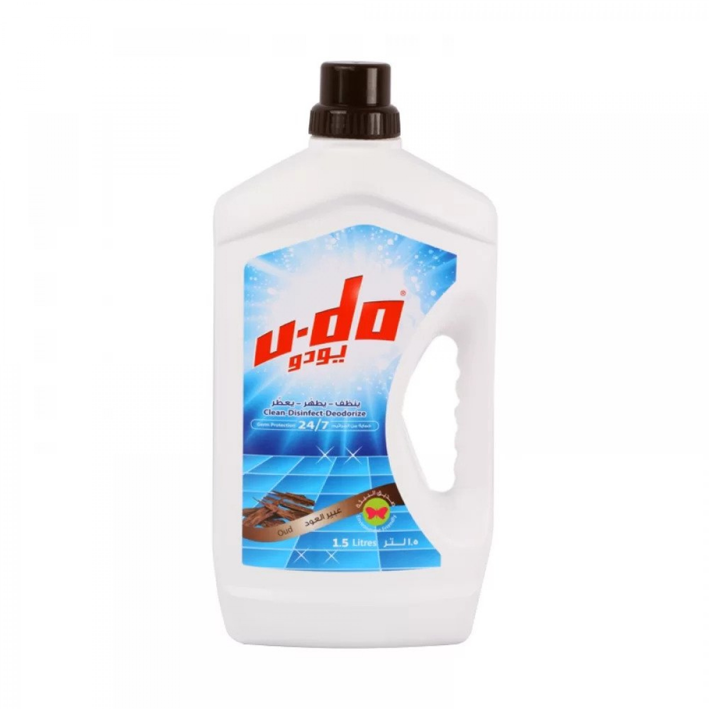 Udo Liquid Floor Cleaner, Oud Scent, 1.5 Liter