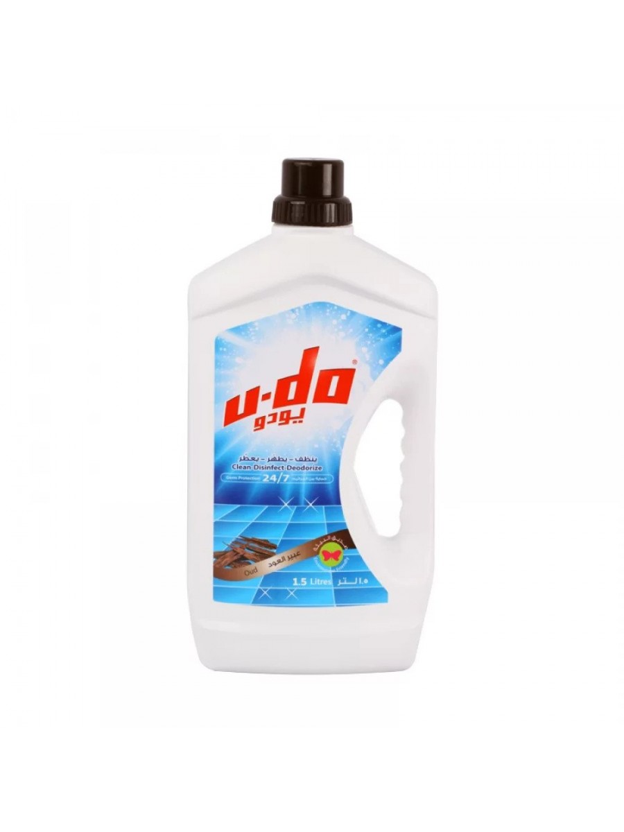 Udo Liquid Floor Cleaner, Oud Scent, 1.5 Liter