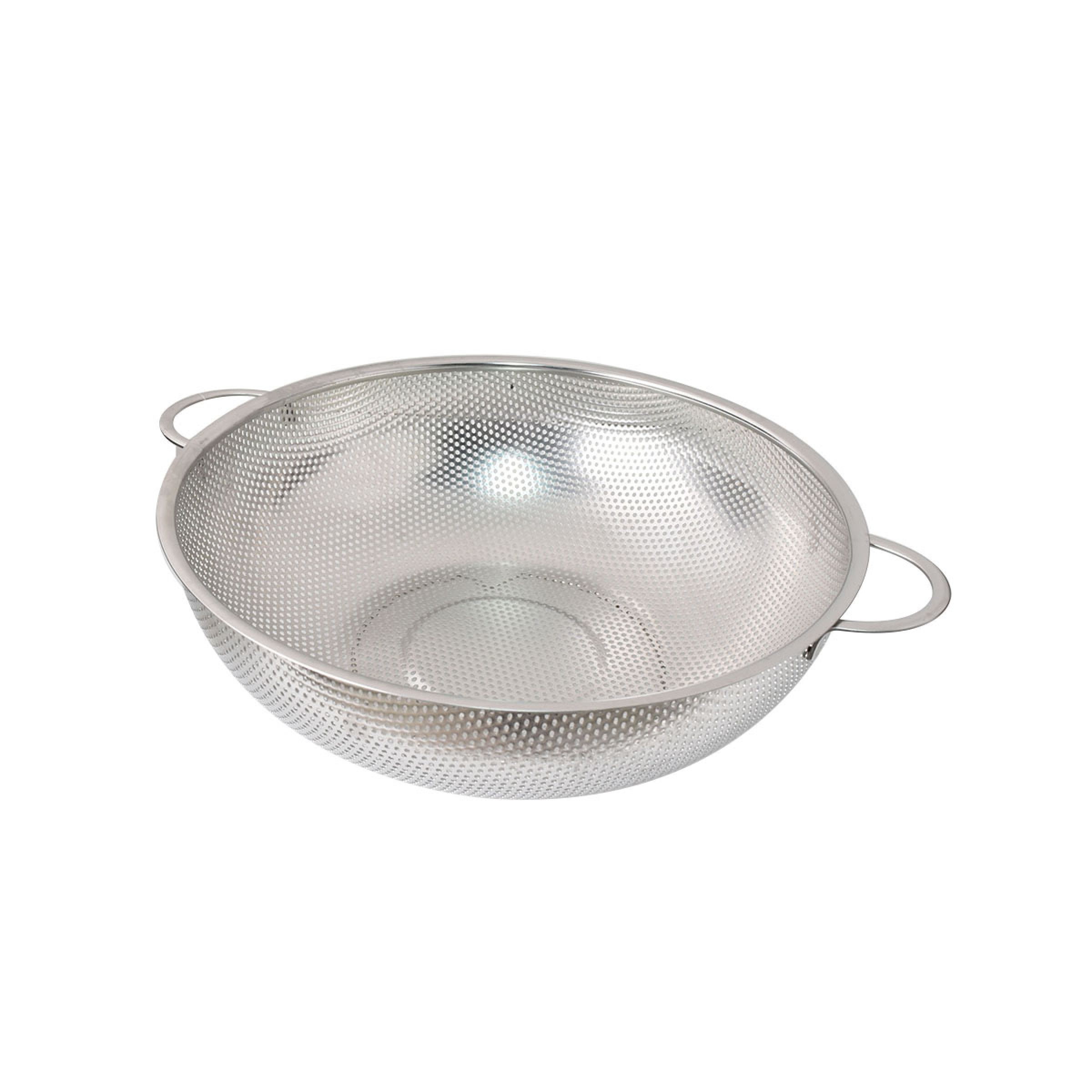 Medium Round Steel Colander 25 cm