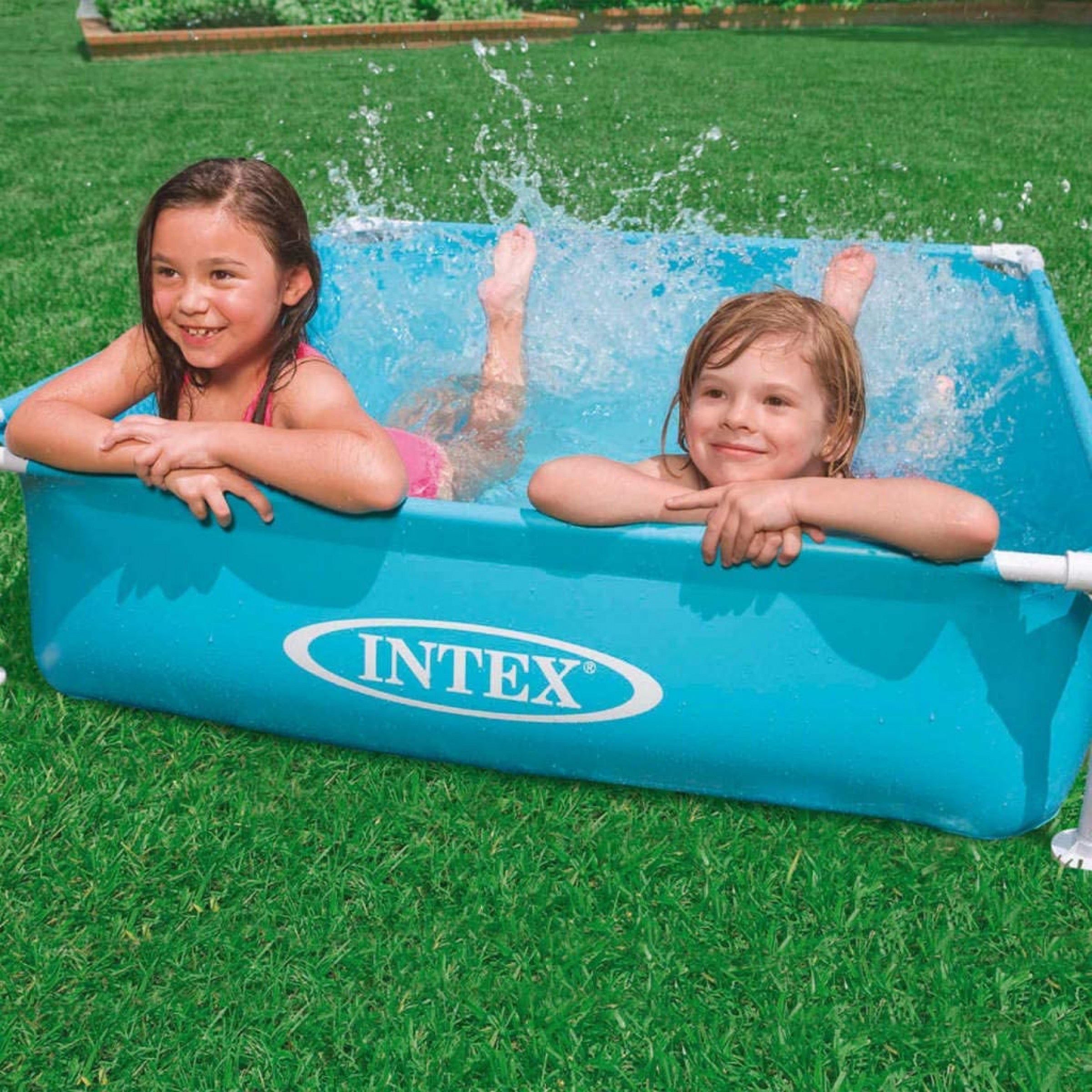 Intex Rectangular Metal Frame Pool 1.22m X 1.22 m X 30 cm - 57173NP