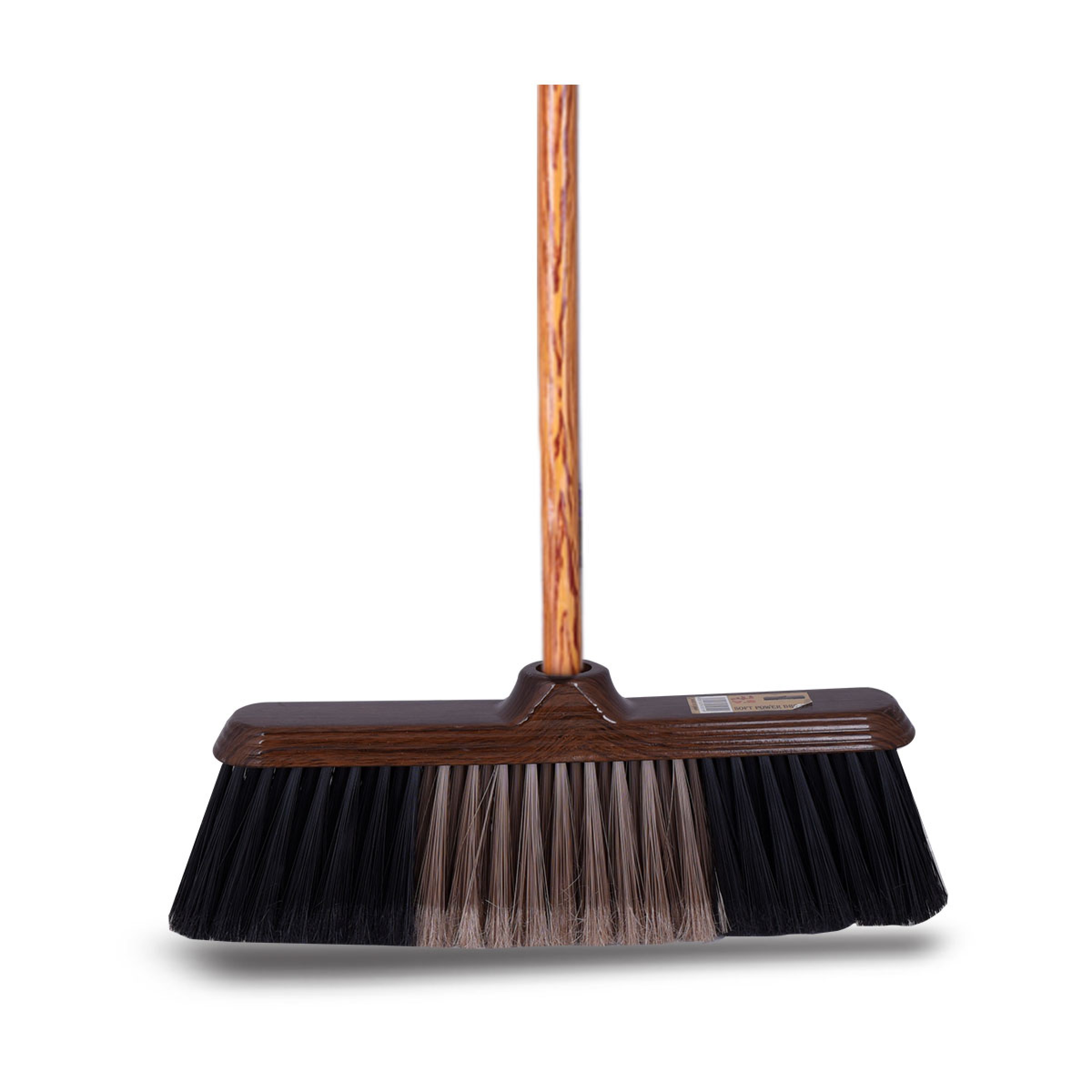 Hand Broom Soft Floor Cleaning With Wood Handle 120cm