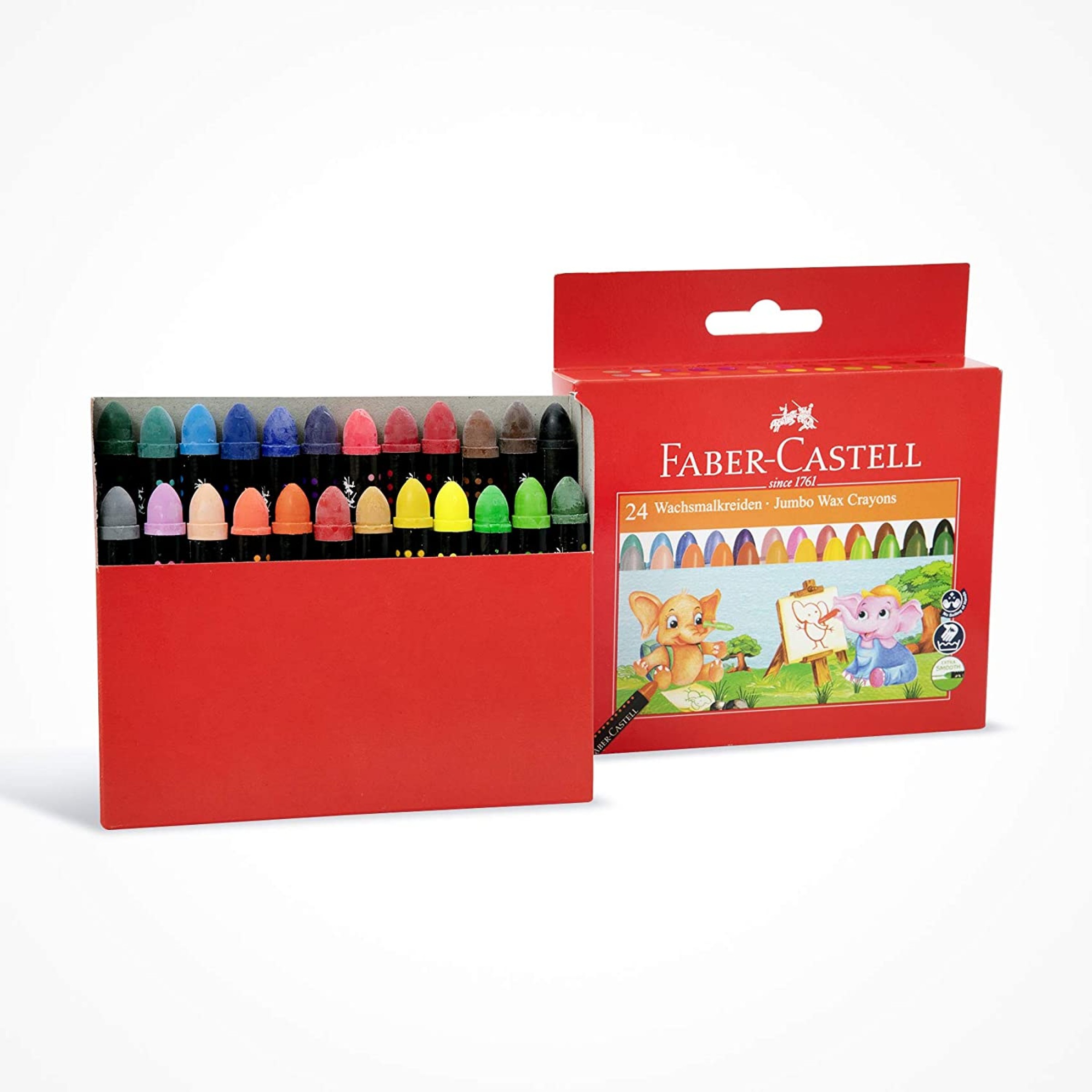Faber-Castell Jumbo Crayons 24 Colors 120039