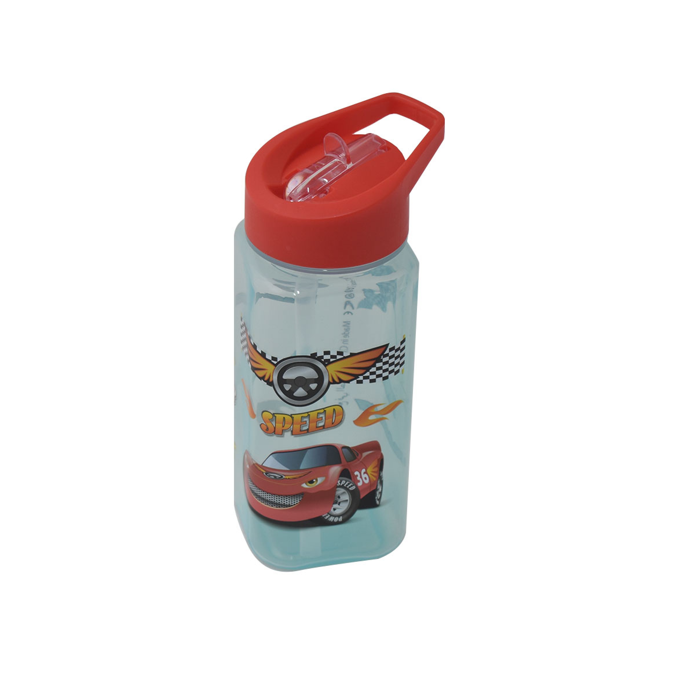 Prima plastic school water bottle 550 ml assorted colors - WB-08225