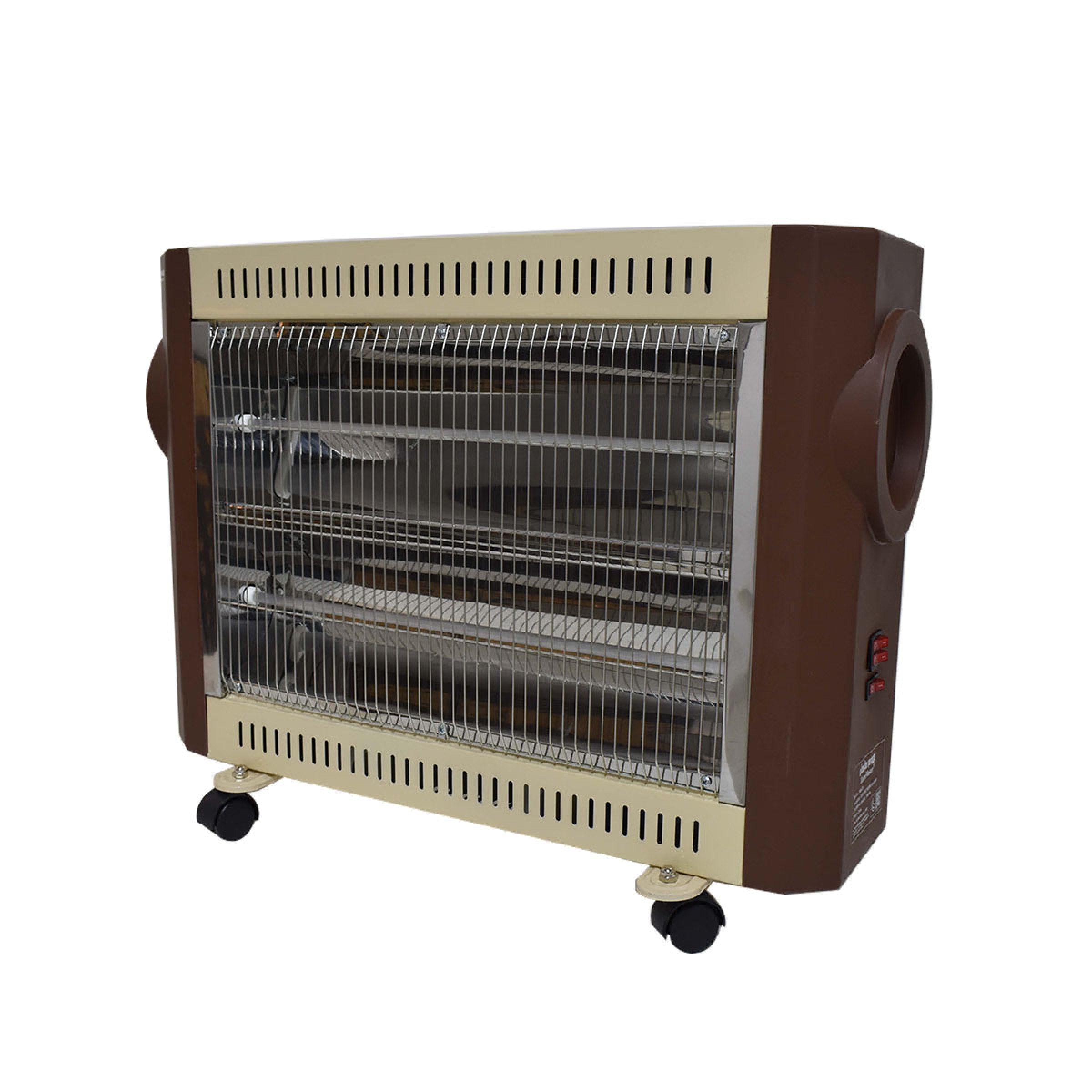 Home Master Electric Heater 3 Sides Heating 2400 Watts Model HM-676