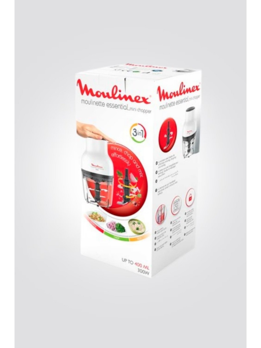 Moulinex Electric Onion Chopper 3 in 1 - 300 Watt DJ520127