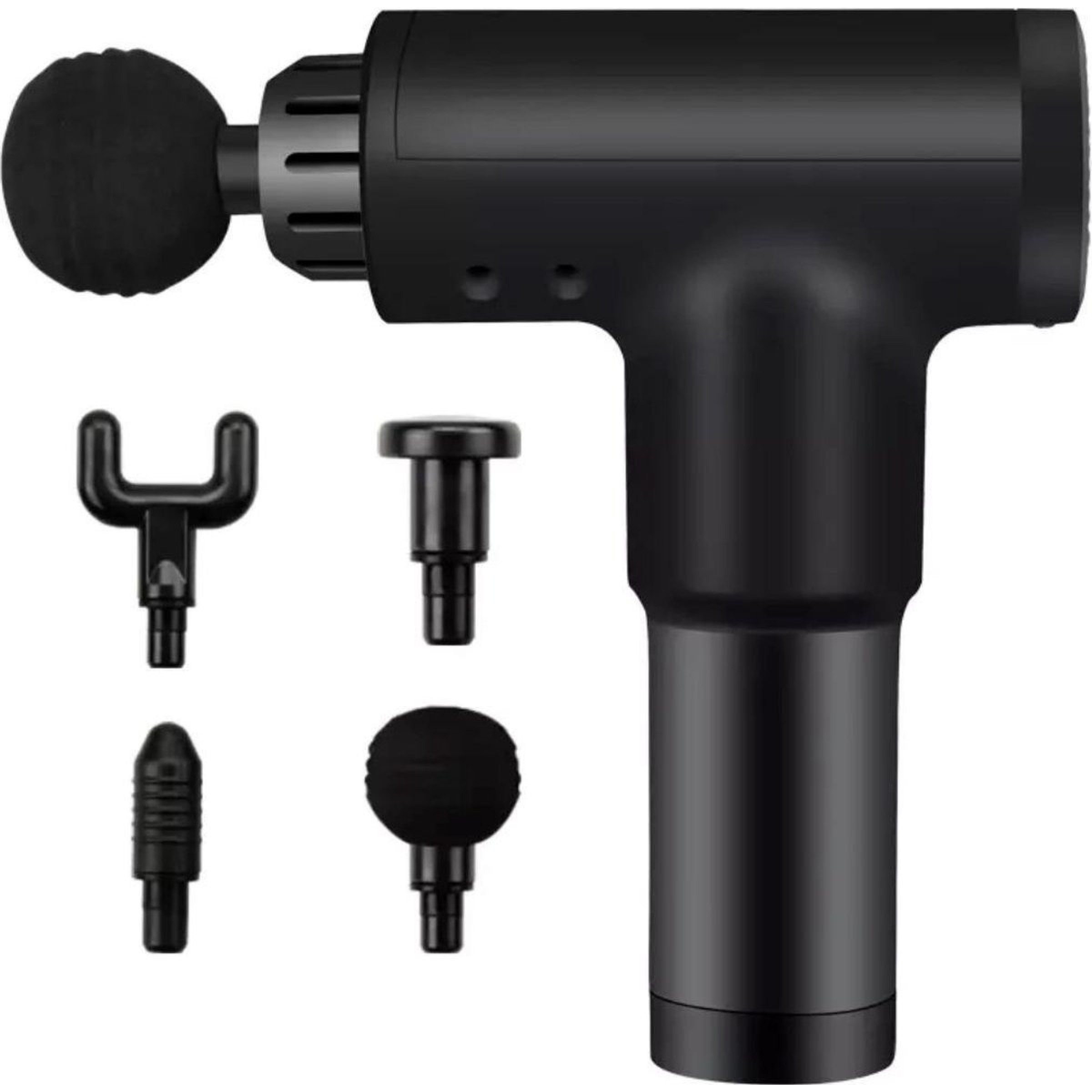 6-speed muscle massaging electric massager with 4 interchangeable heads