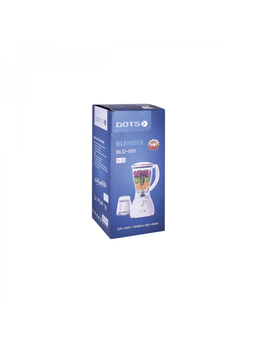 Dots Electric Blender 2 in 1 400W 1.5L Model BLD-001