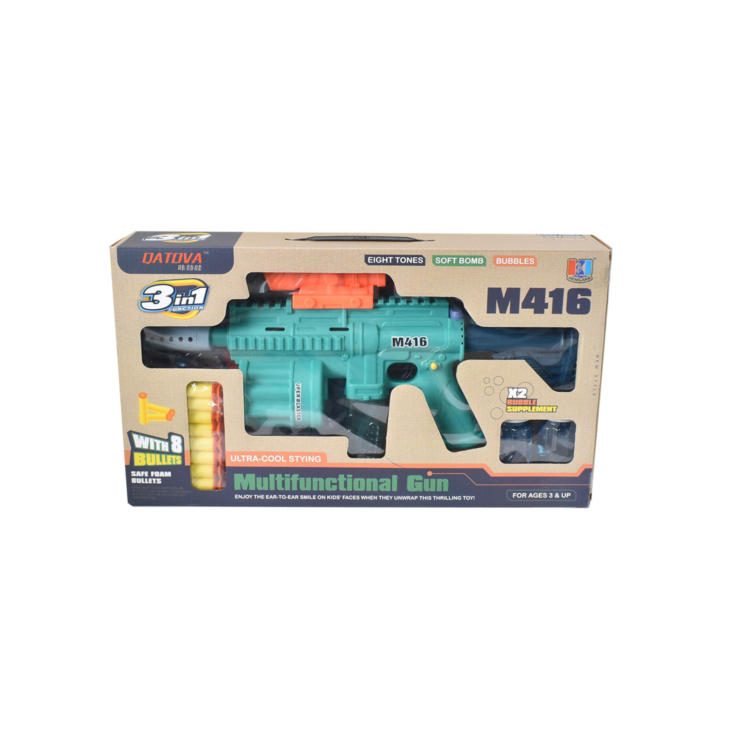 Toy gun 3 in 1 model 15731