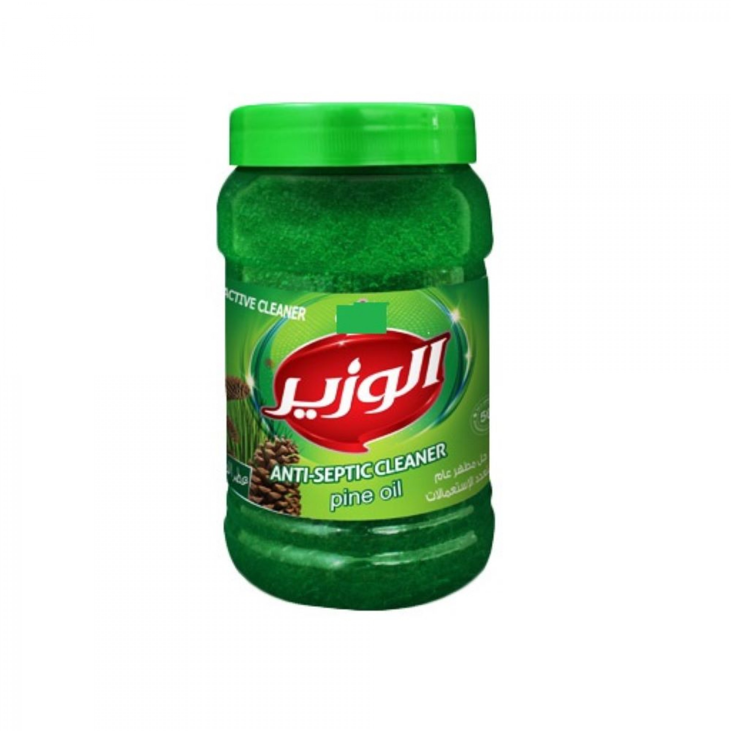 Al-Wazir Gel Disinfectant and Cleaner, multi-use, with pine scent, 900 ml