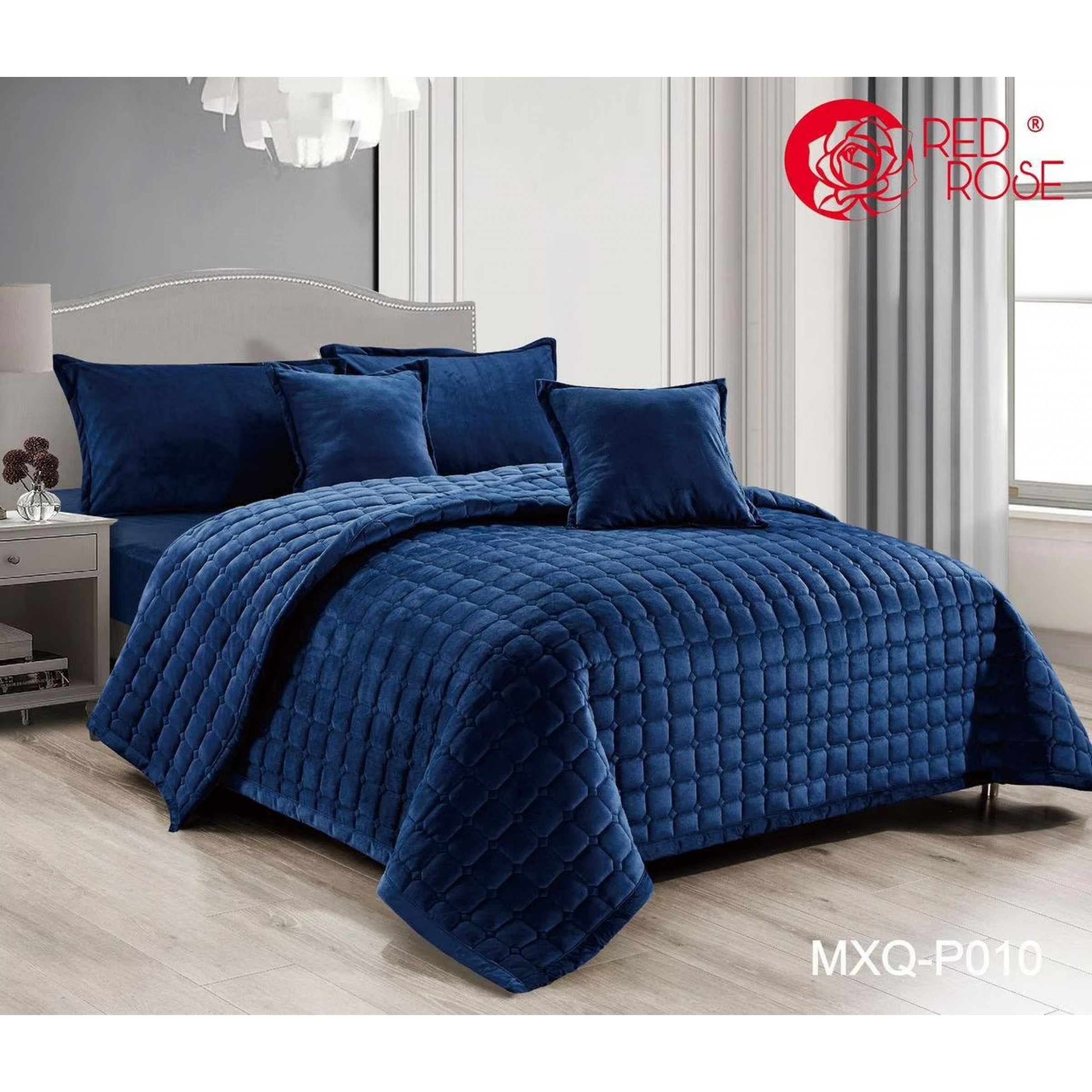 Compressed velvet bed sheet, 6 pieces, two-piece VXQ-P010