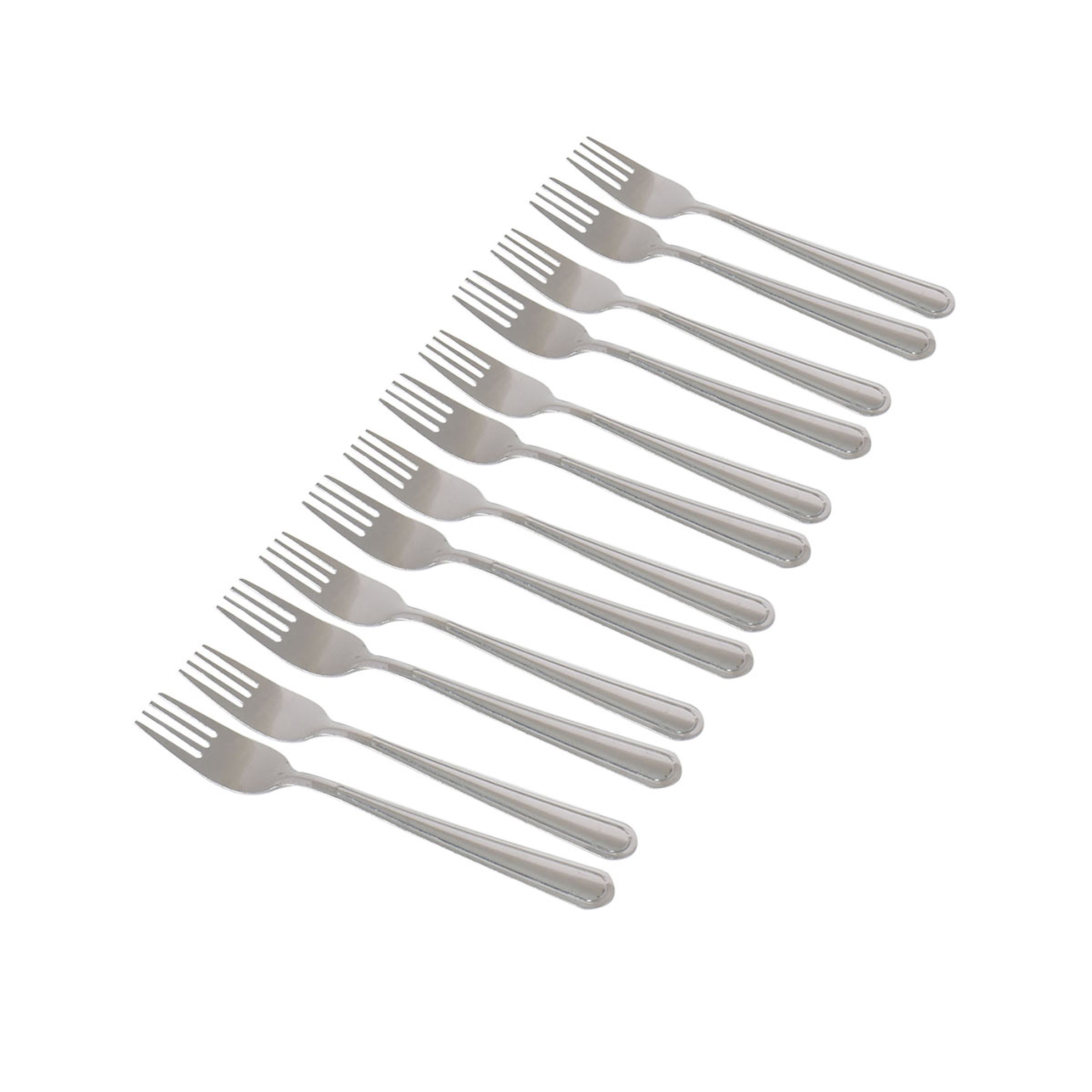 Small steel eating fork set, 12 pieces, AF500166 - AF500166