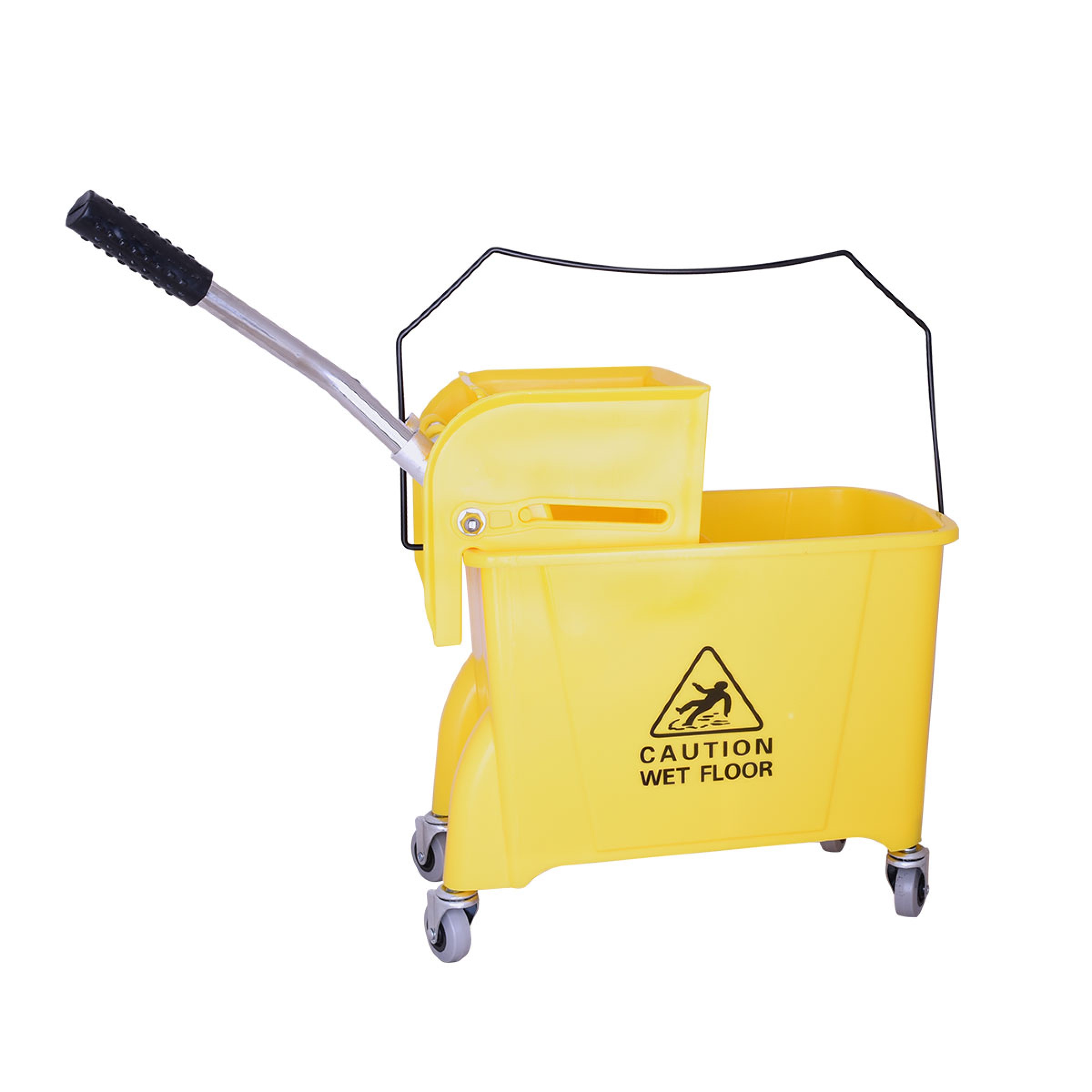 Cleaning trolley with wheels, 20 liters, H0110