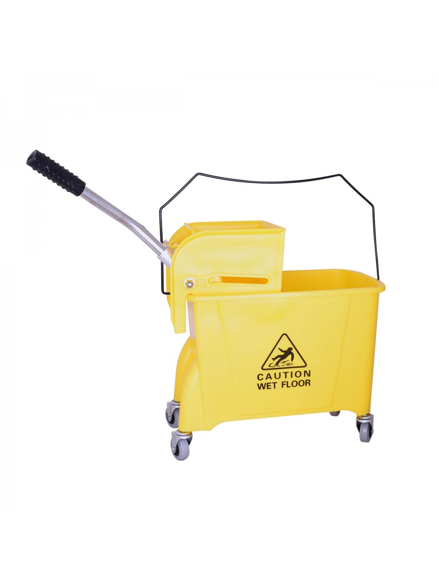 Cleaning trolley with wheels, 20 liters, H0110