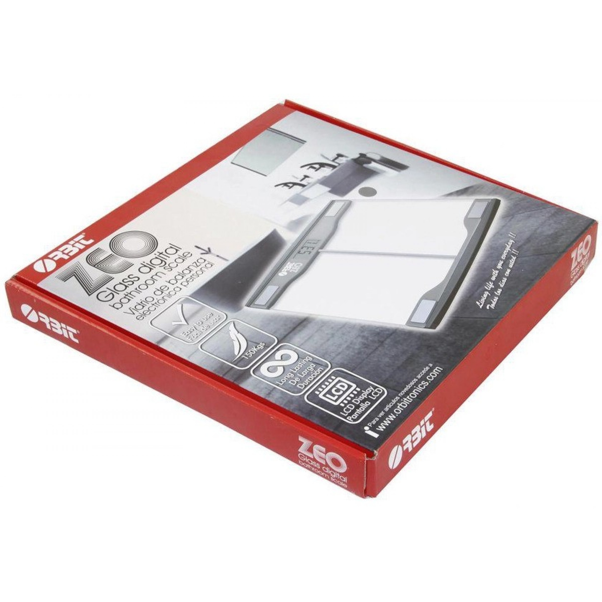 Orbit glass digital body scale 150kg 1015 - 1015