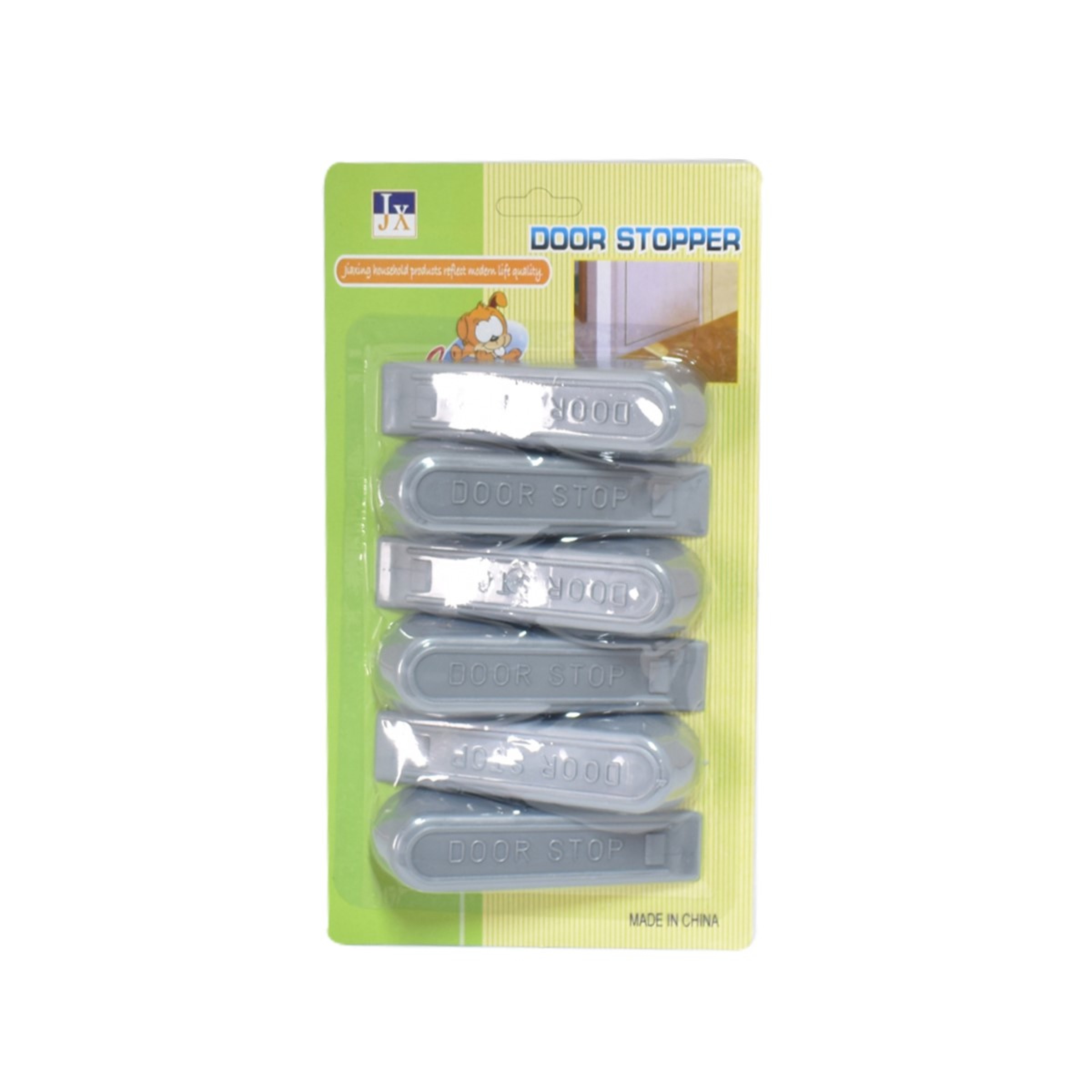 Plastic door stopper, 6 colors, SH17722