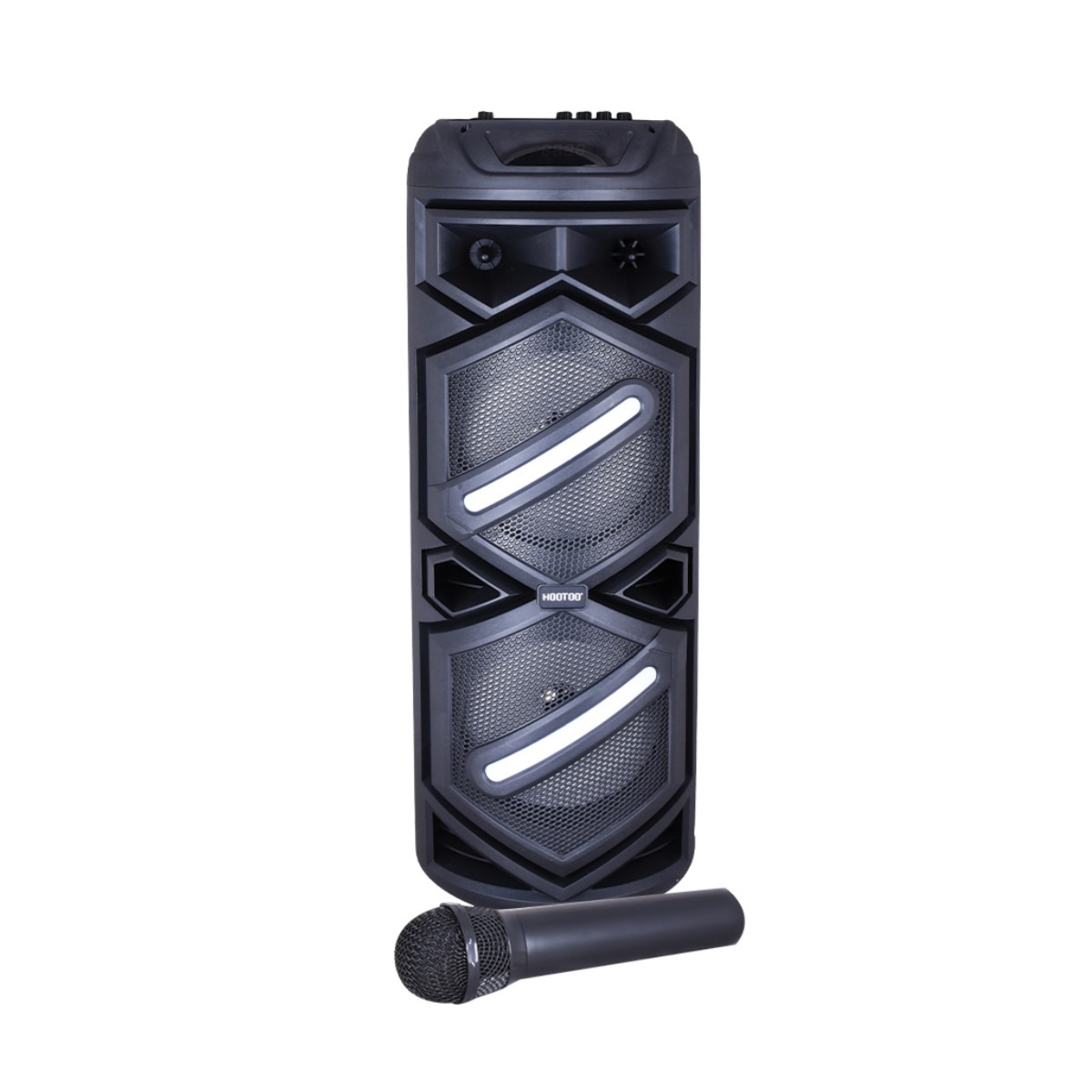 HOTO Bluetooth Speaker with Wireless Mic and Remote Control HT-SP003