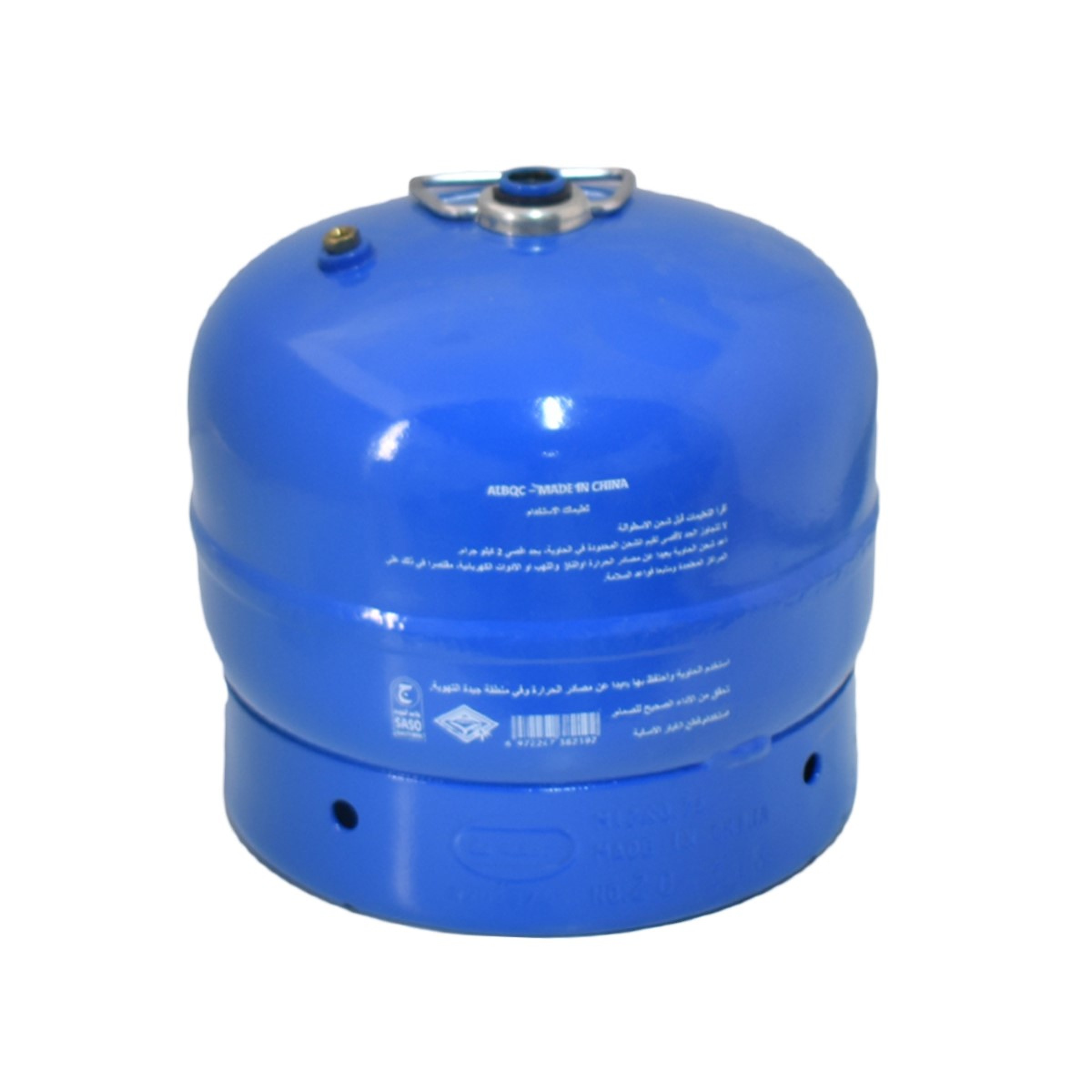 Chinese refillable gas cylinder for travel, 2.0 kg - 4.8 liters