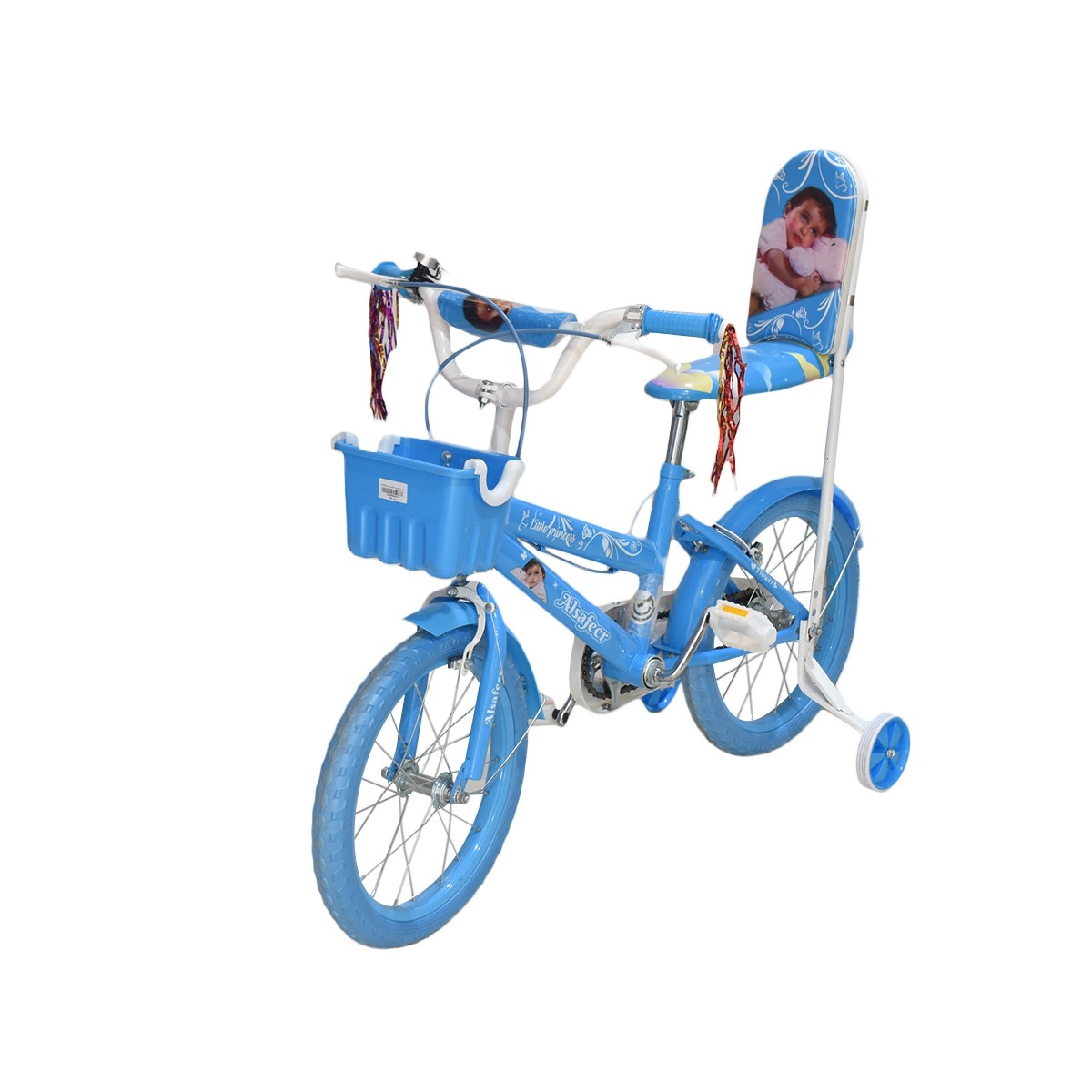 Iron bicycle, 16-inch, blue, 1216 - 1216