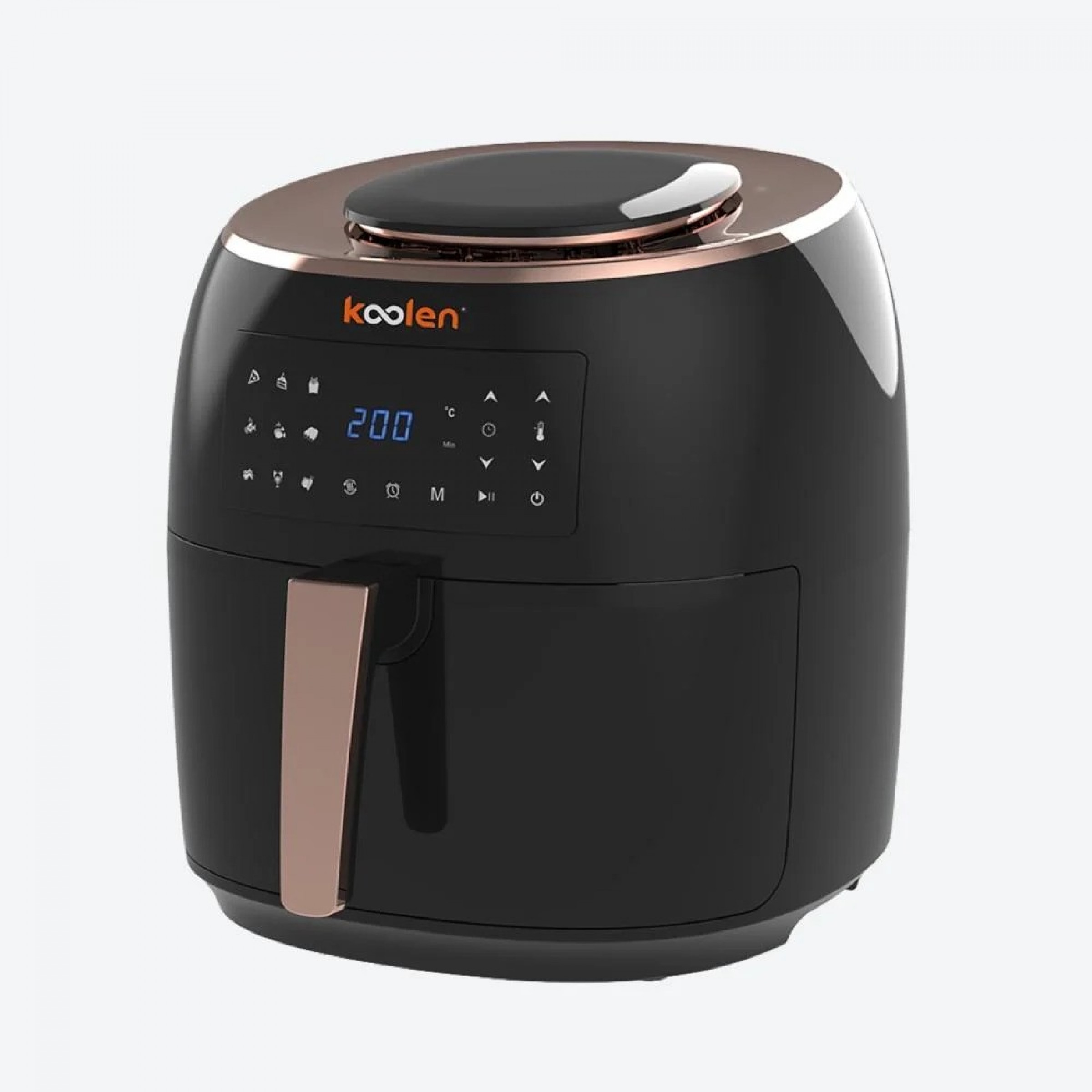 Koolen Digital Air Fryer 7.4L 1800W Black Gold 816102016