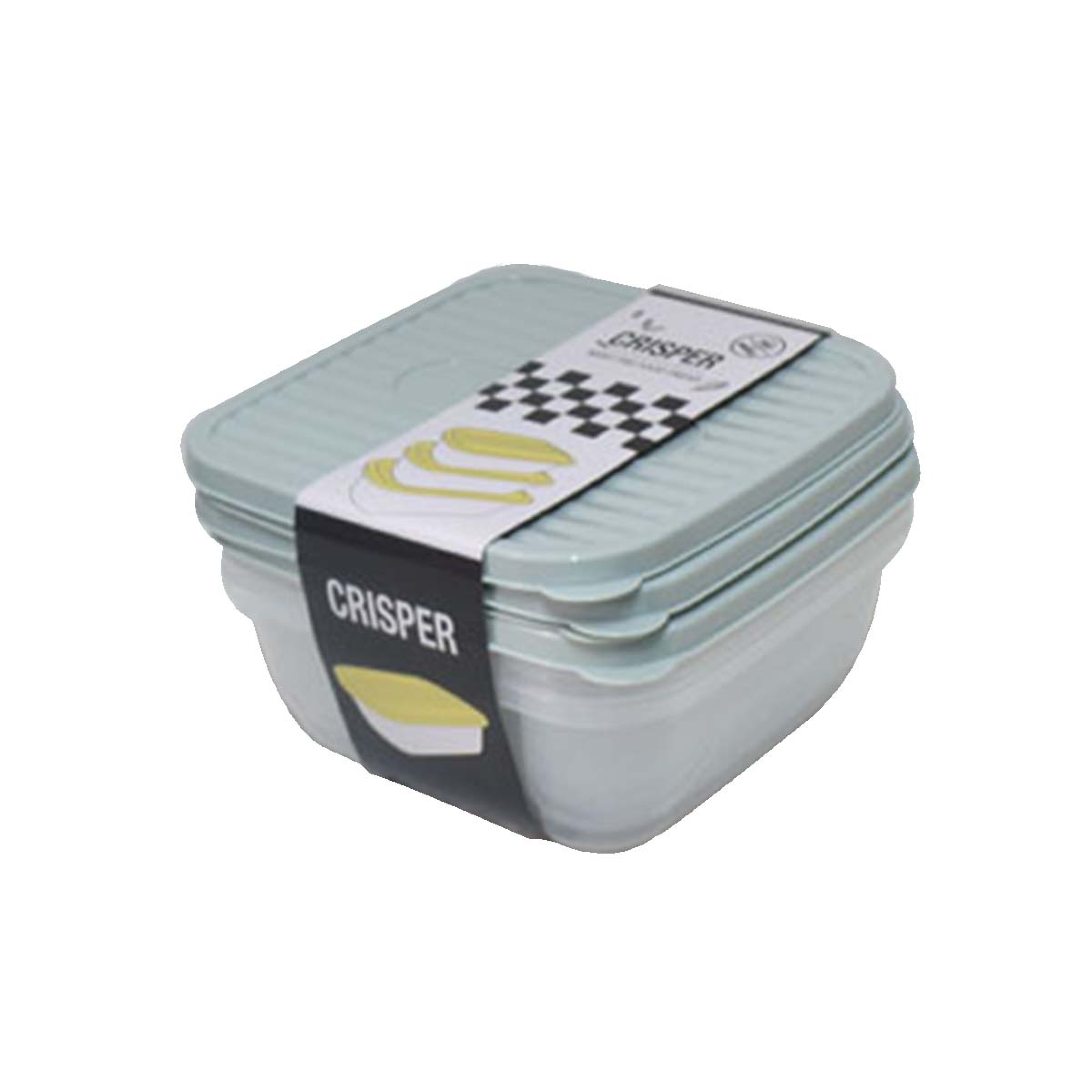 4-Piece Square Plastic Storage Container Set 910163 - 910163