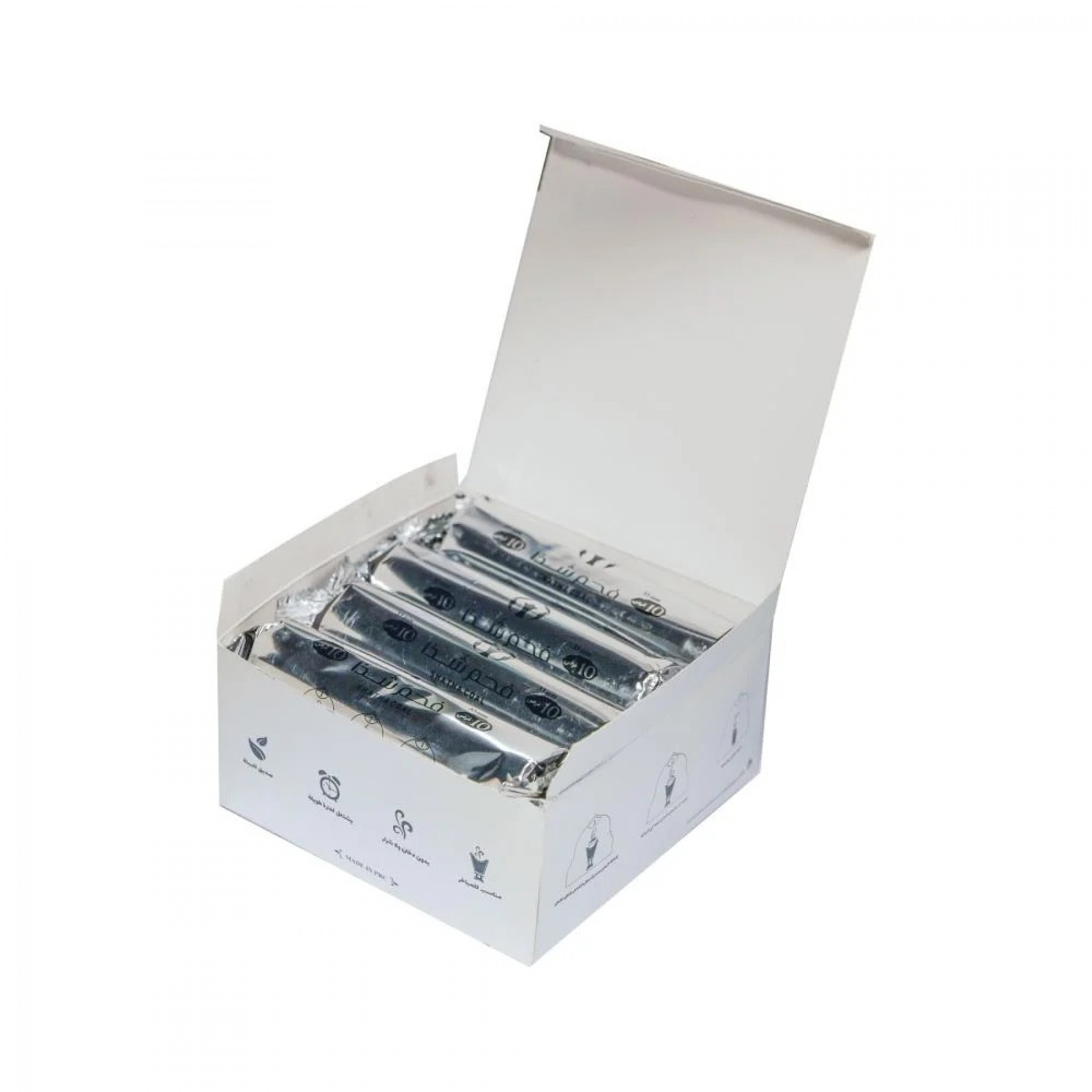 Shatha Charcoal for Incense and Maamoul, Fast Lighting, 80 Round ...