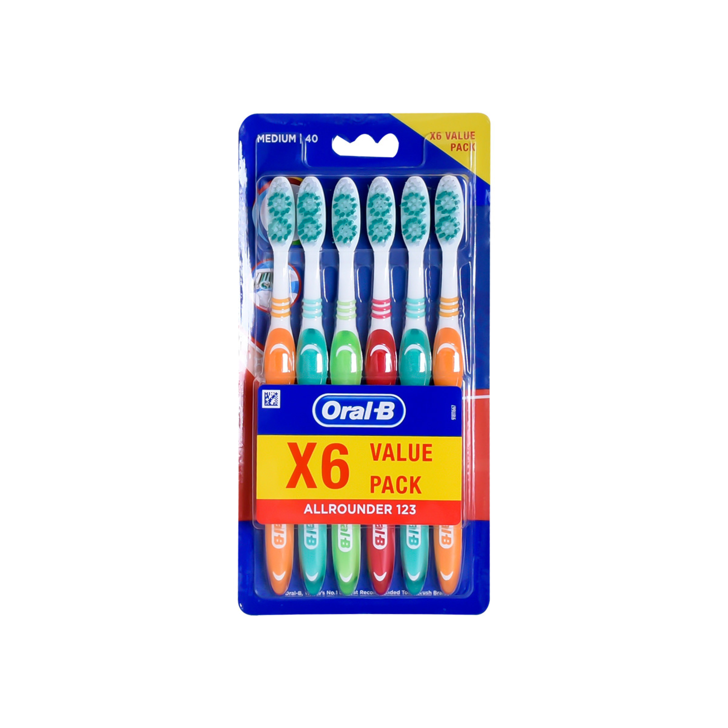 Oral-B 6-piece toothbrush set