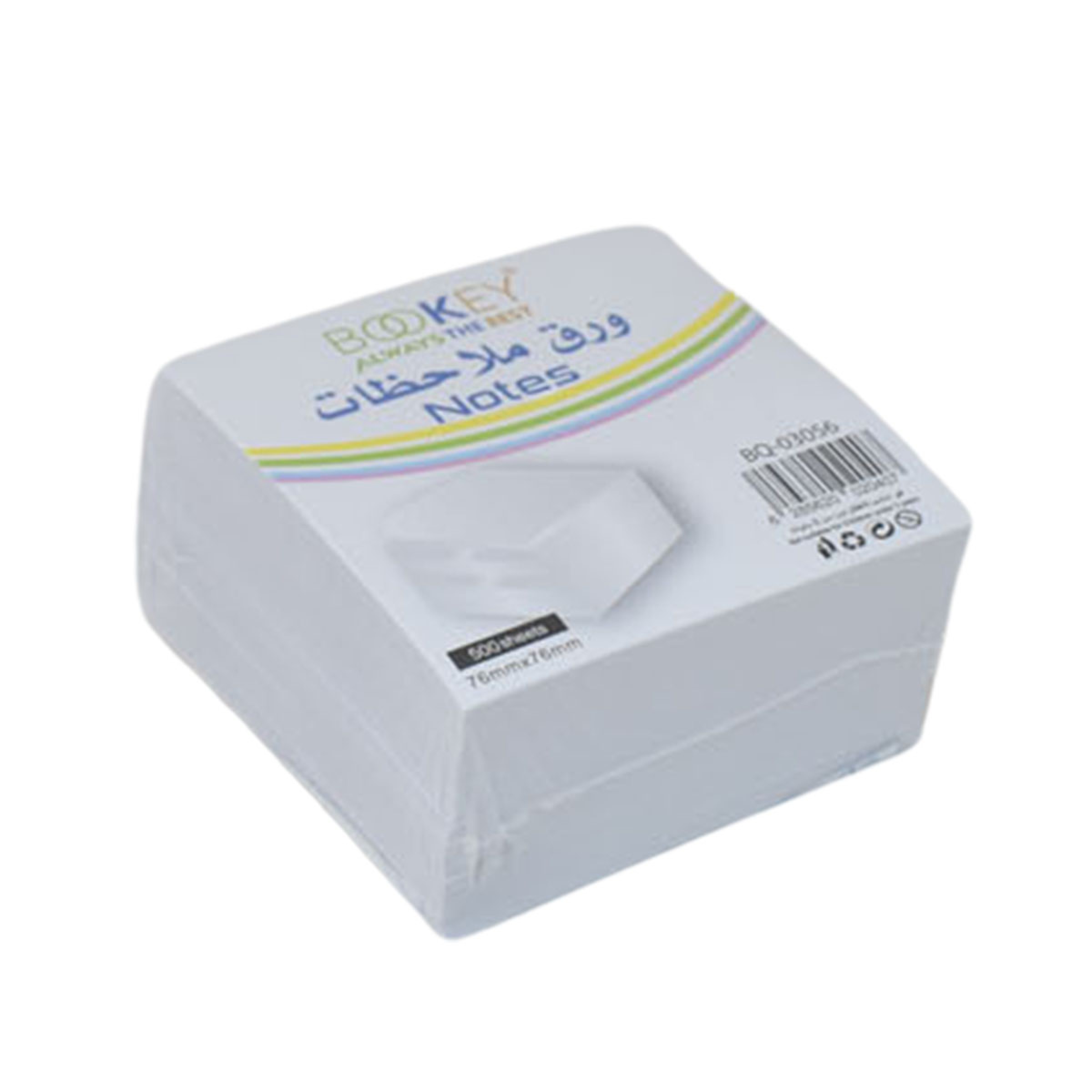 White Note Paper 76 x 76 mm 500 Sheets BQ-03056 - BQ-03056