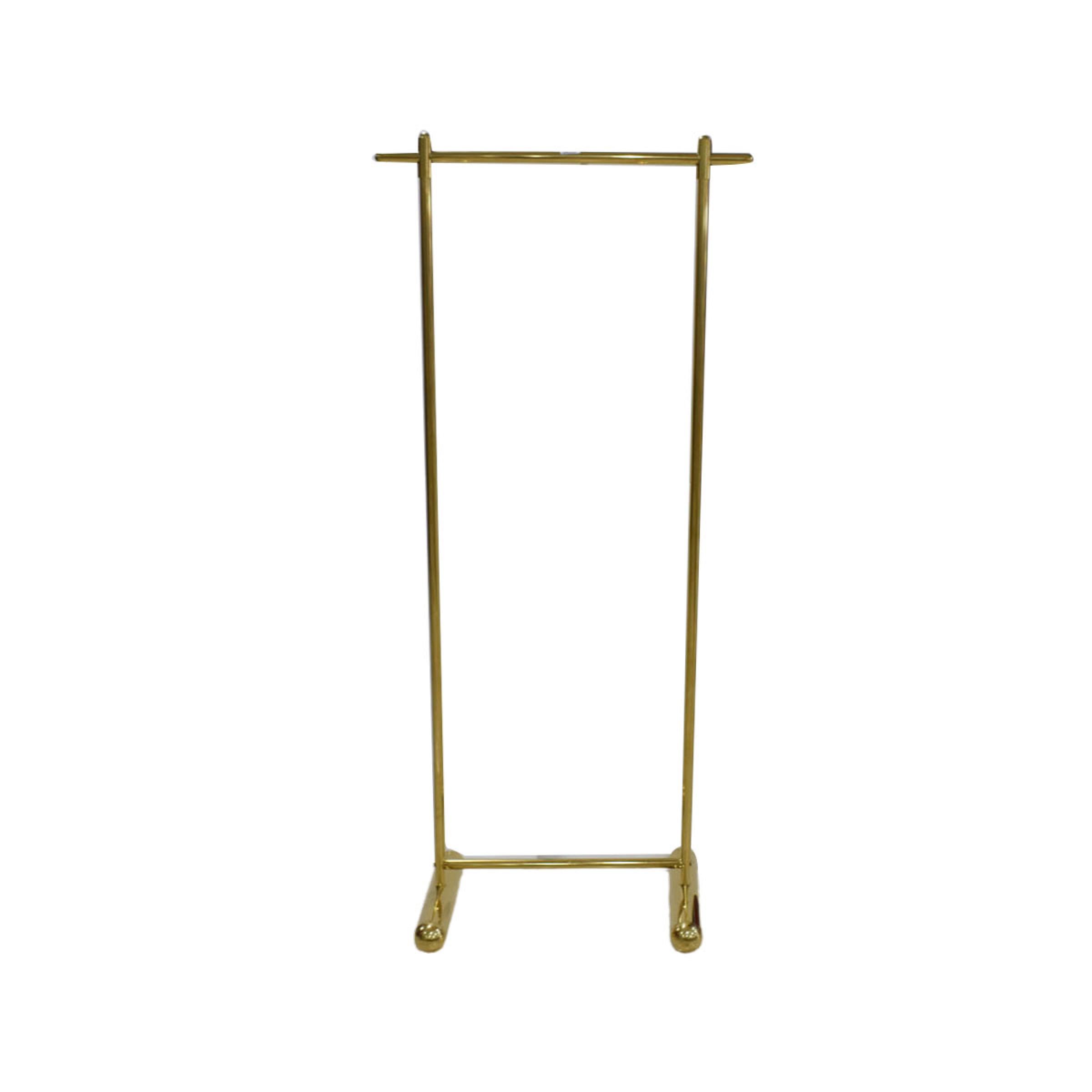 Gold Steel Clothes Hanger Stand 60 x 40 x 170cm 30801702