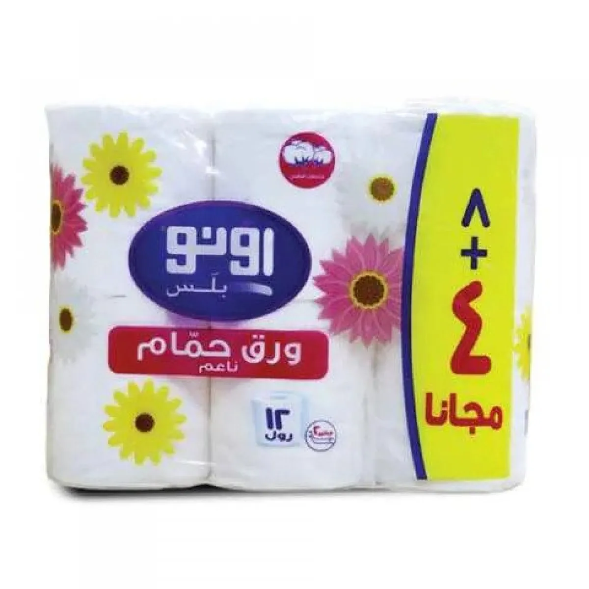 UNO Plus Toilet Paper 12 Rolls