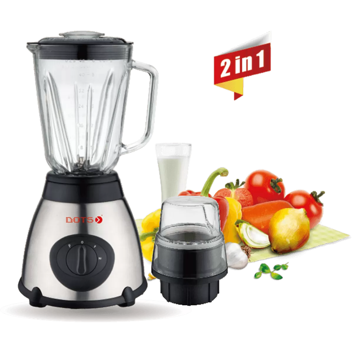 Dots Electric Blender 600 Watt Model BLD-G02 - BLD-G02